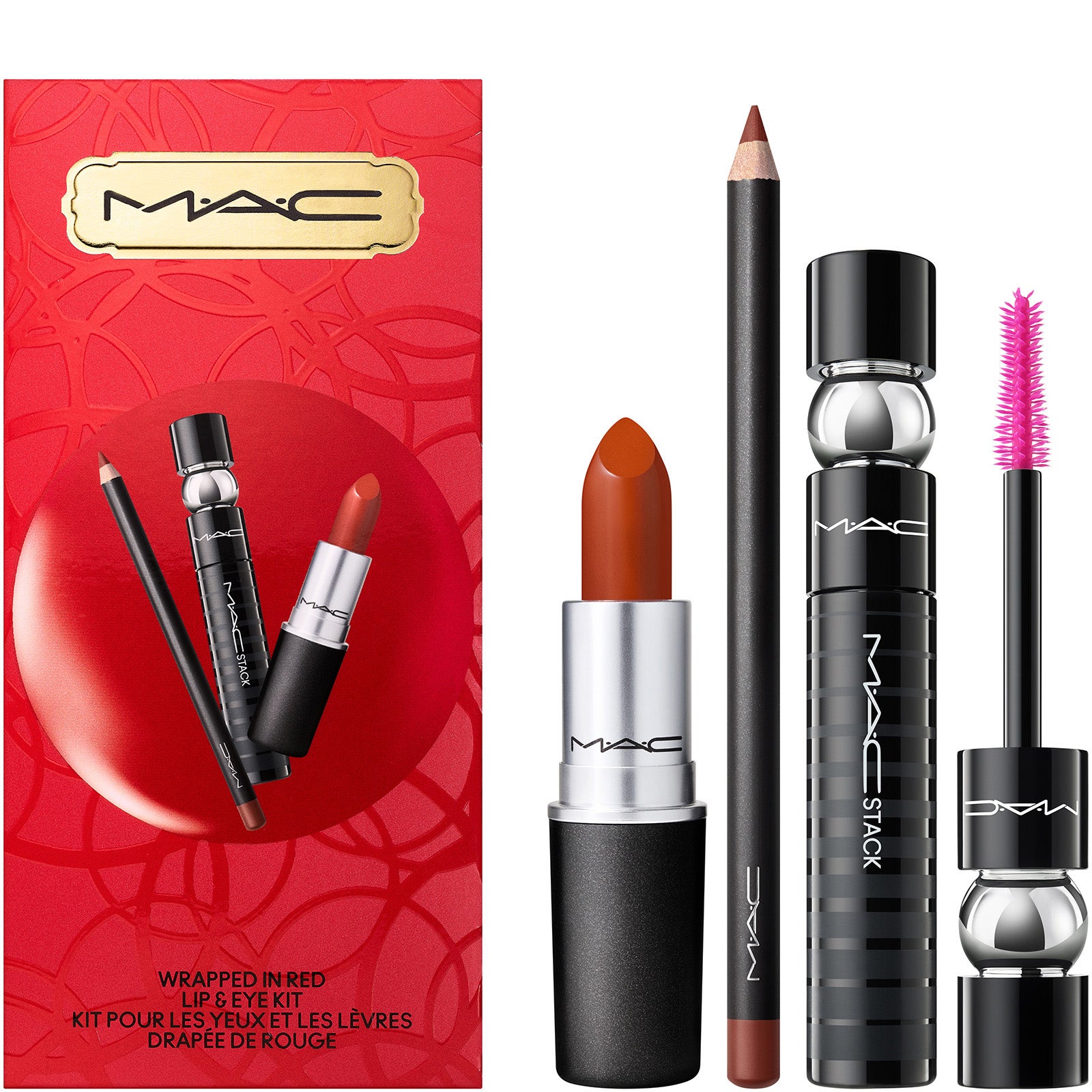 MAC Wrapped In Red Lip and Eye Kit | LOOKFANTASTIC