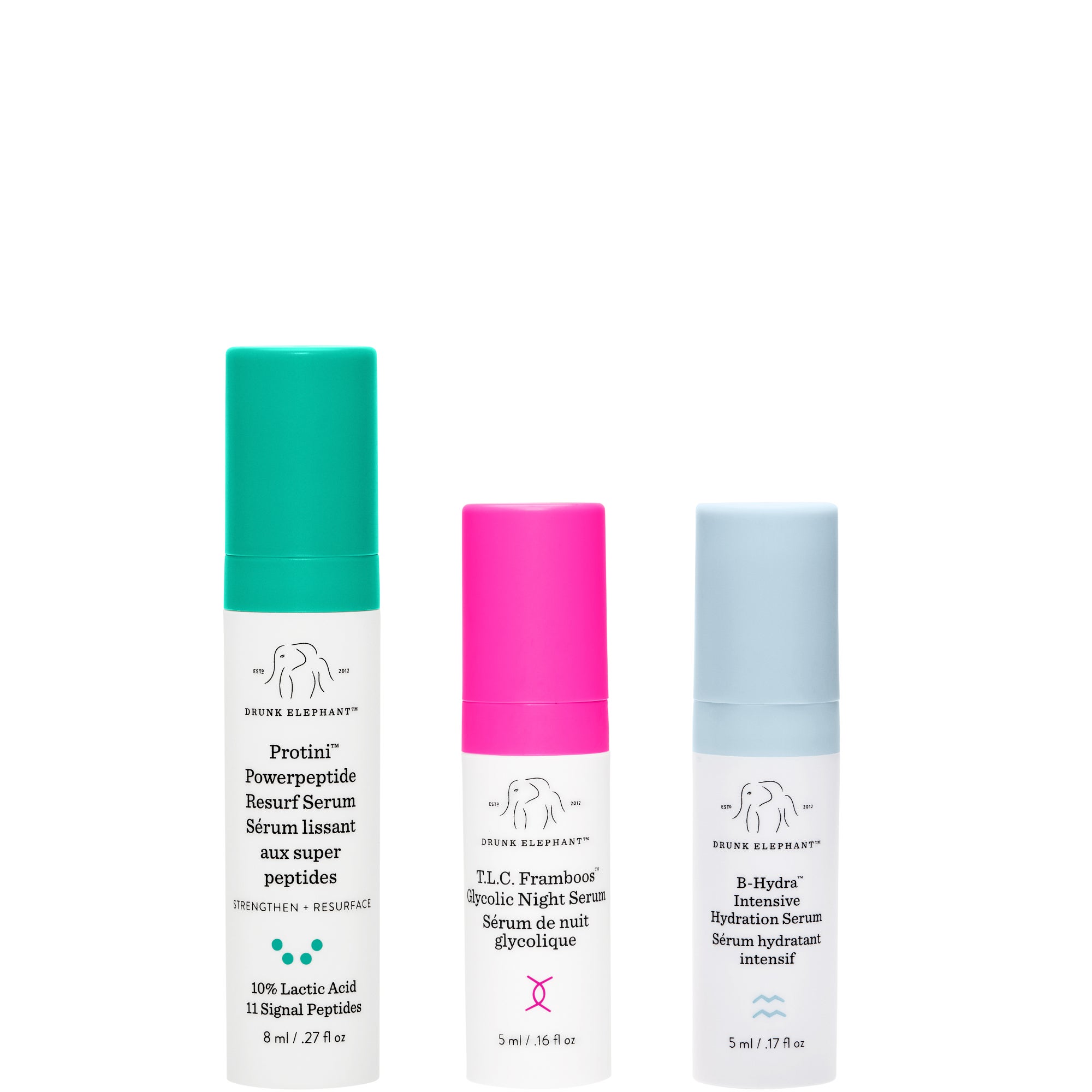 Drunk Elephant Serum Trio Bundle | Cult Beauty