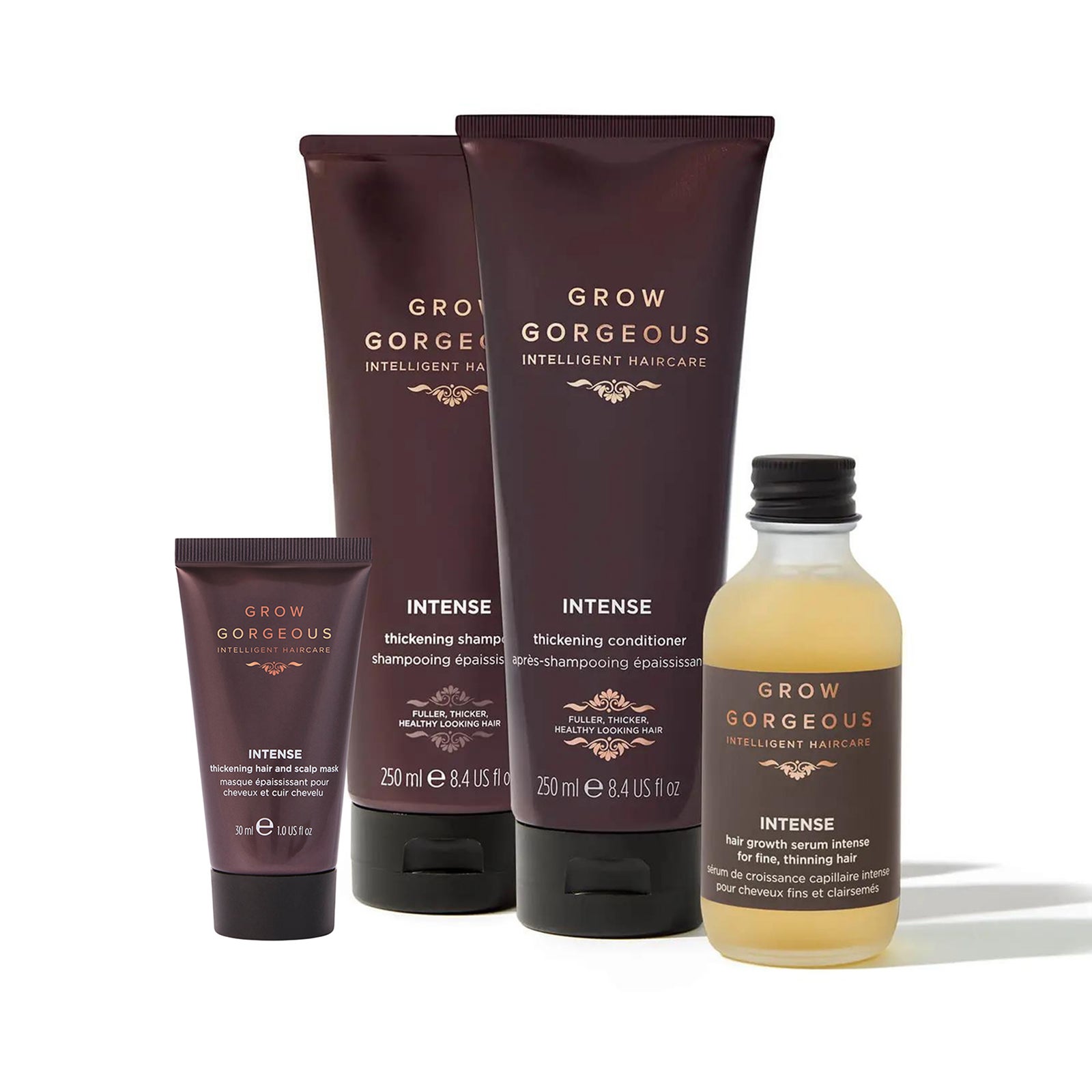 Grow Gorgeous Intense Thickening Heroes Bundle | LOOKFANTASTIC