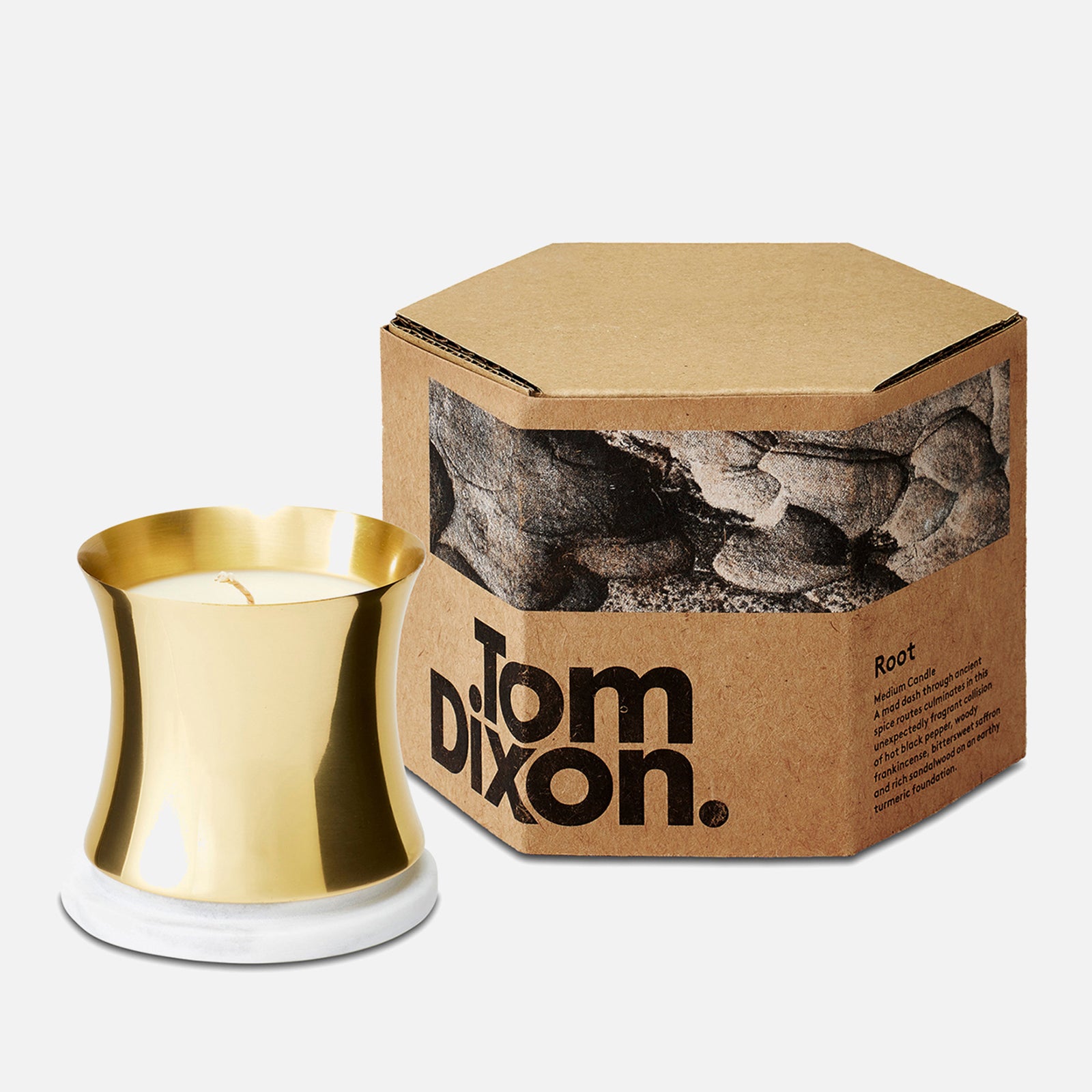 Tom Dixon Scented Eclectic Candle -Root - Medium | LOOKFANTASTIC