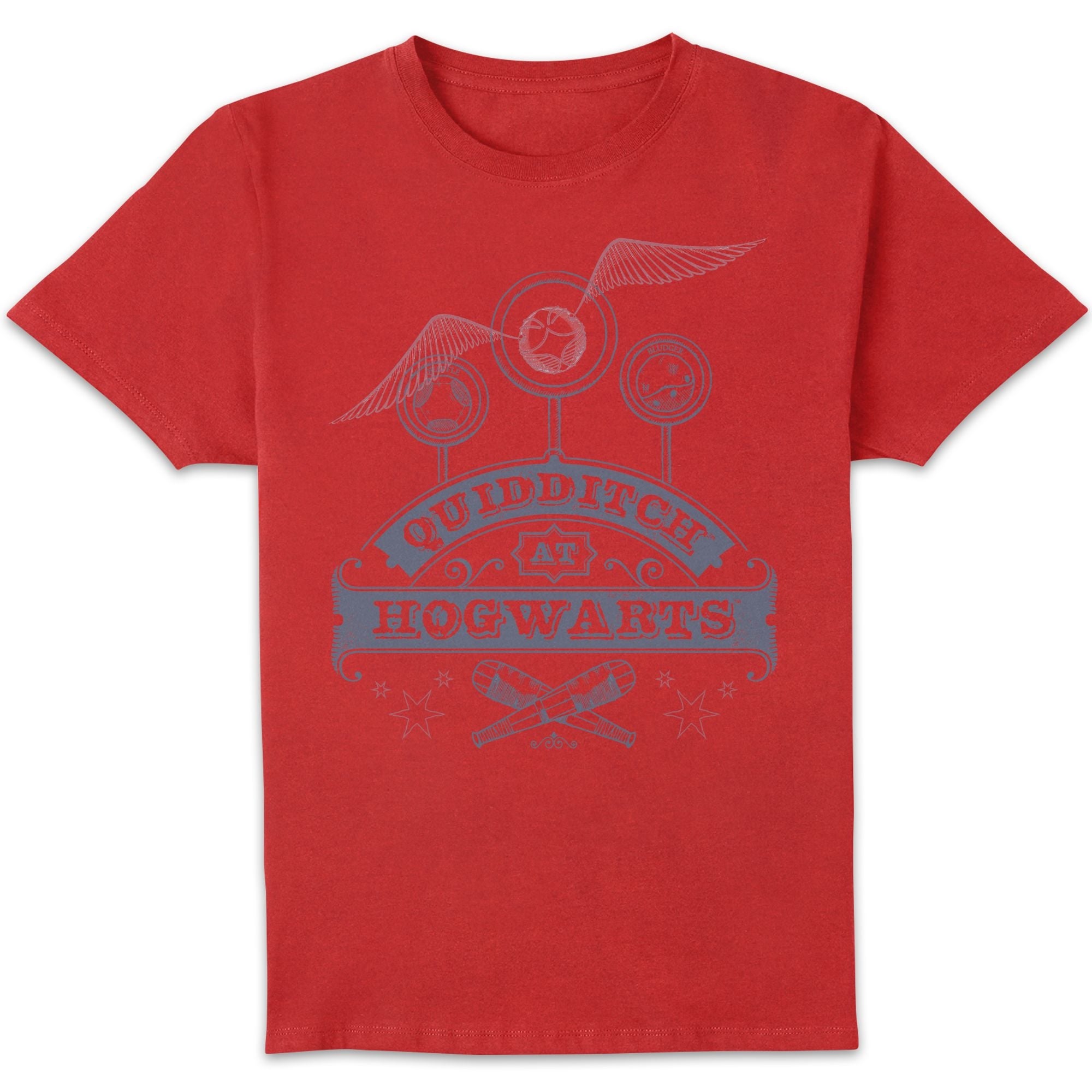 Harry Potter Quidditch At Hogwarts Men's T-Shirt - Red - S