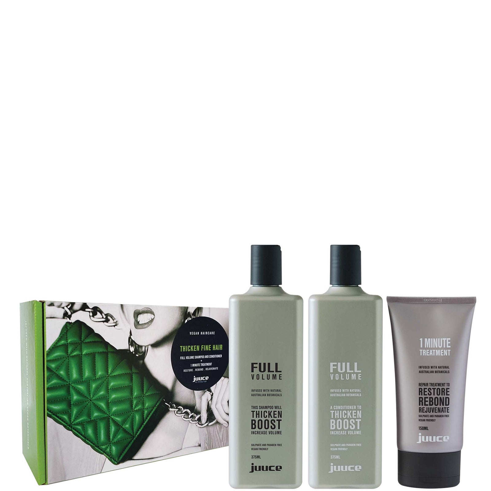 Juuce Vegan Full Volume Trio Pack | LOOKFANTASTIC