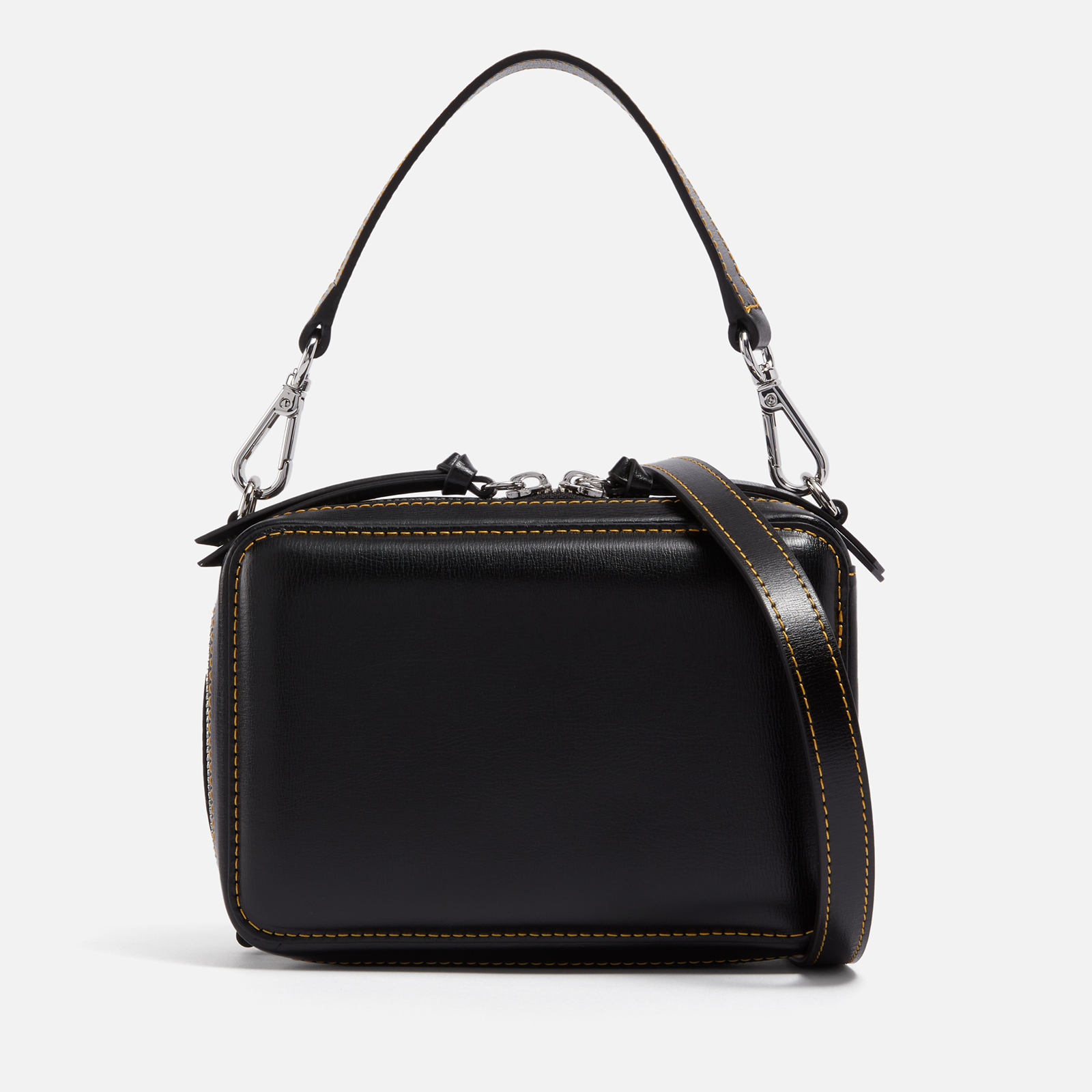 Ganni Banner Leather Shoulder Bag | Coggles