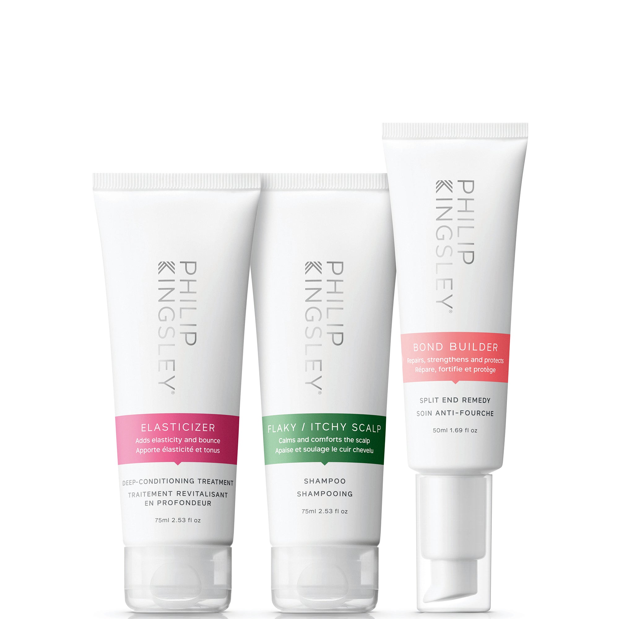 Philip Kingsley Elasticizer, Cleanse and Bond Builder Kit | LOOKFANTASTIC