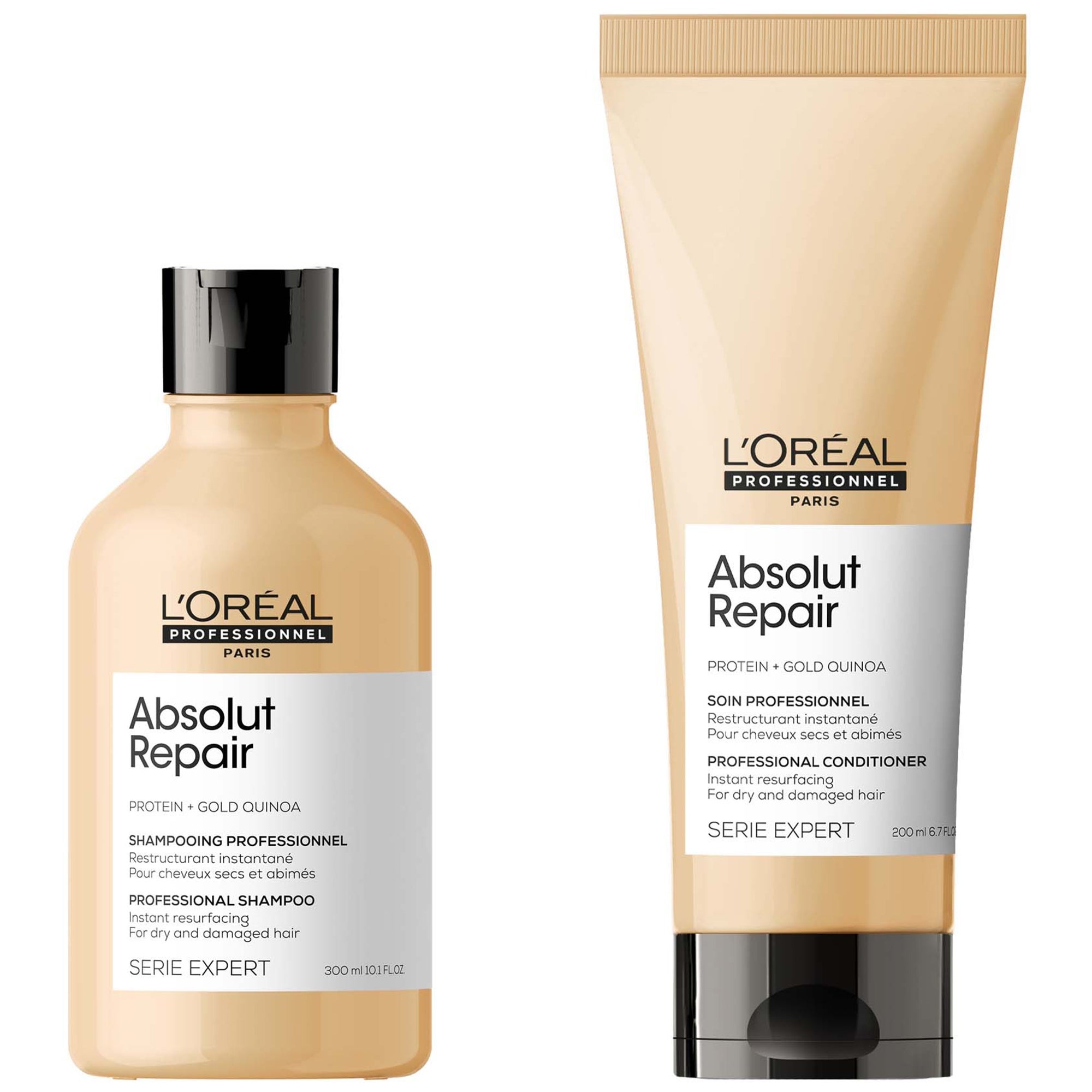 Absolut Repair Shampoo & Conditioner & Hair Oil Bundle Set for Dry ...