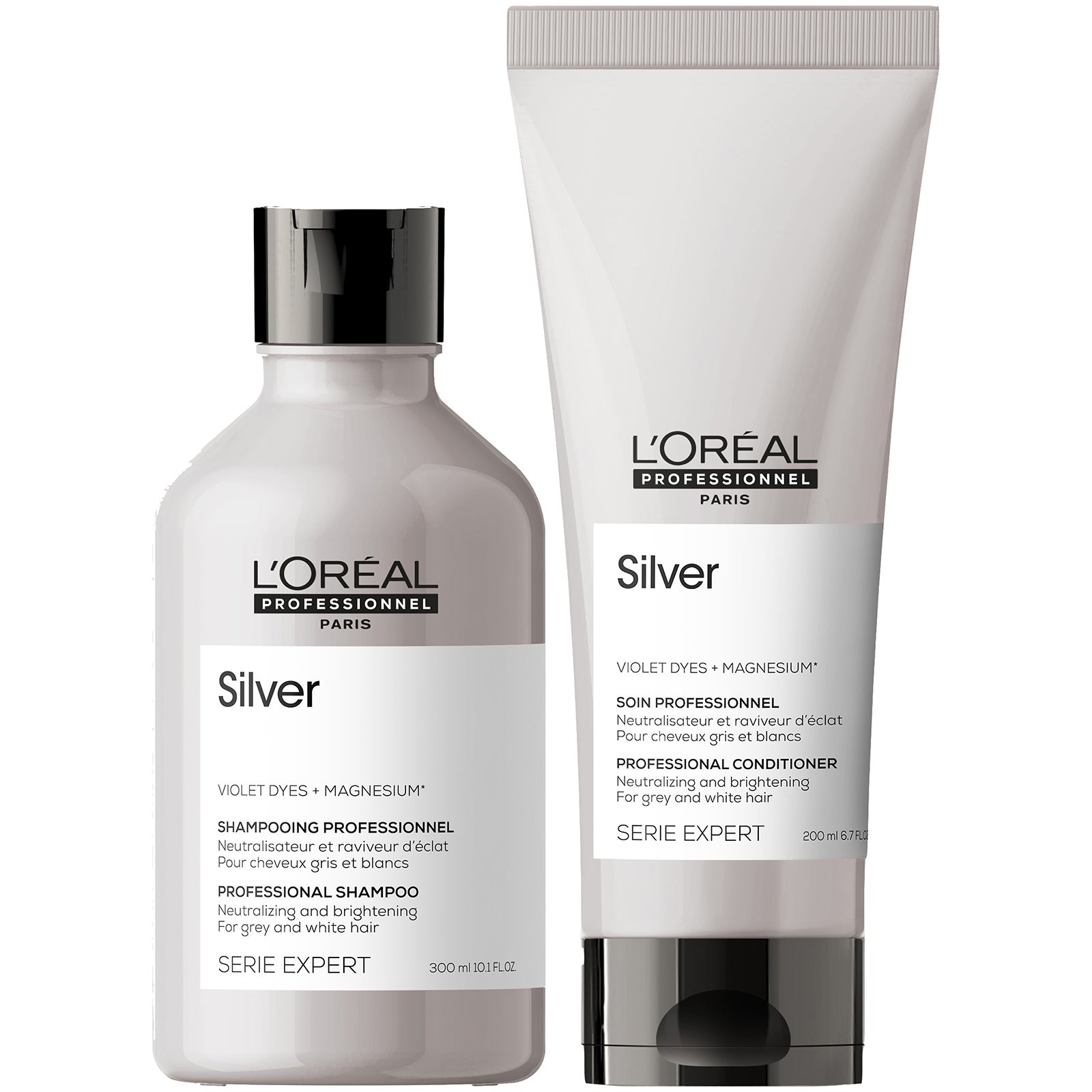 L'Oréal Professionnel Silver Shampoo and Conditioner Duo | LOOKFANTASTIC