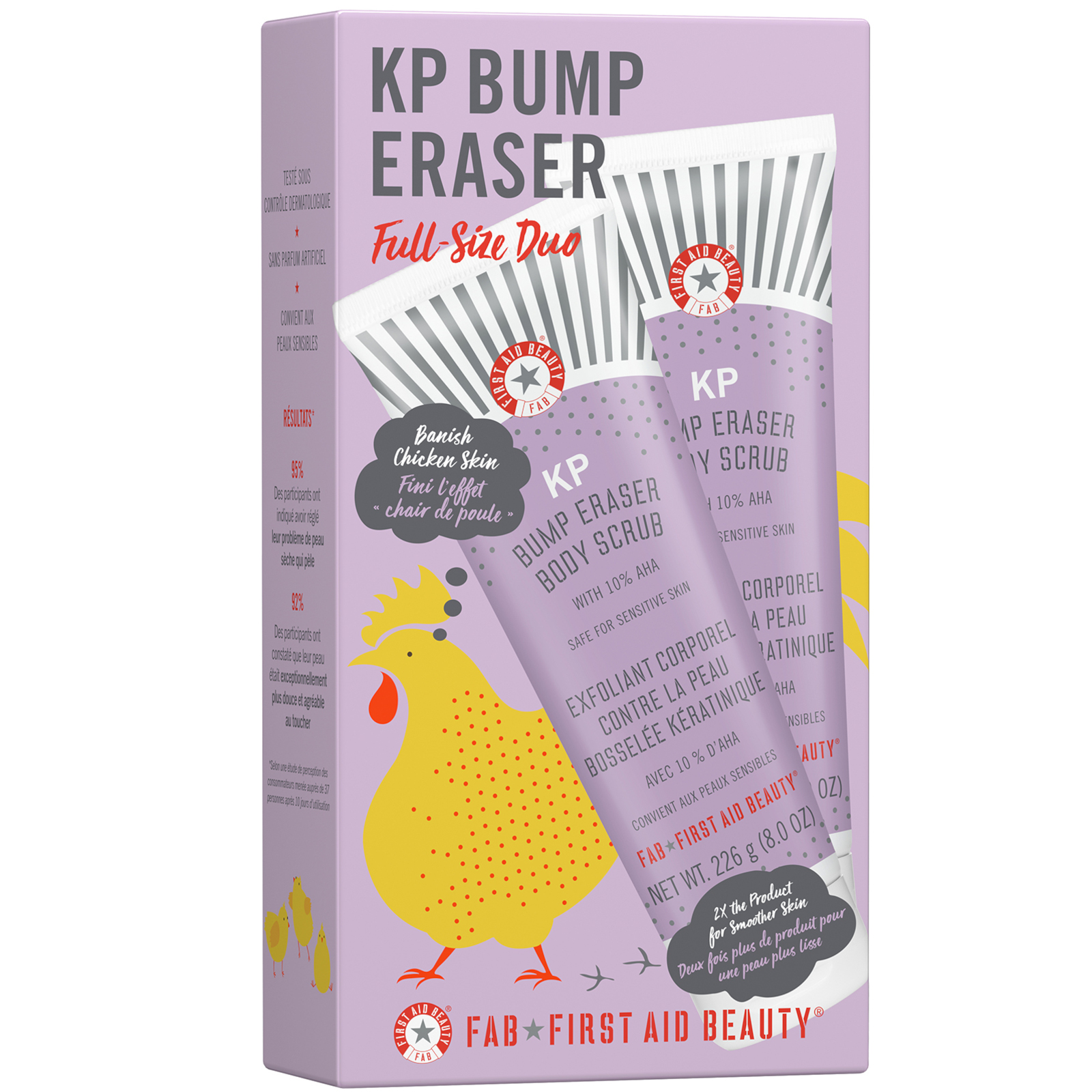 First Aid Beauty Keratosis Pilaris Scrub Duo | LOOKFANTASTIC
