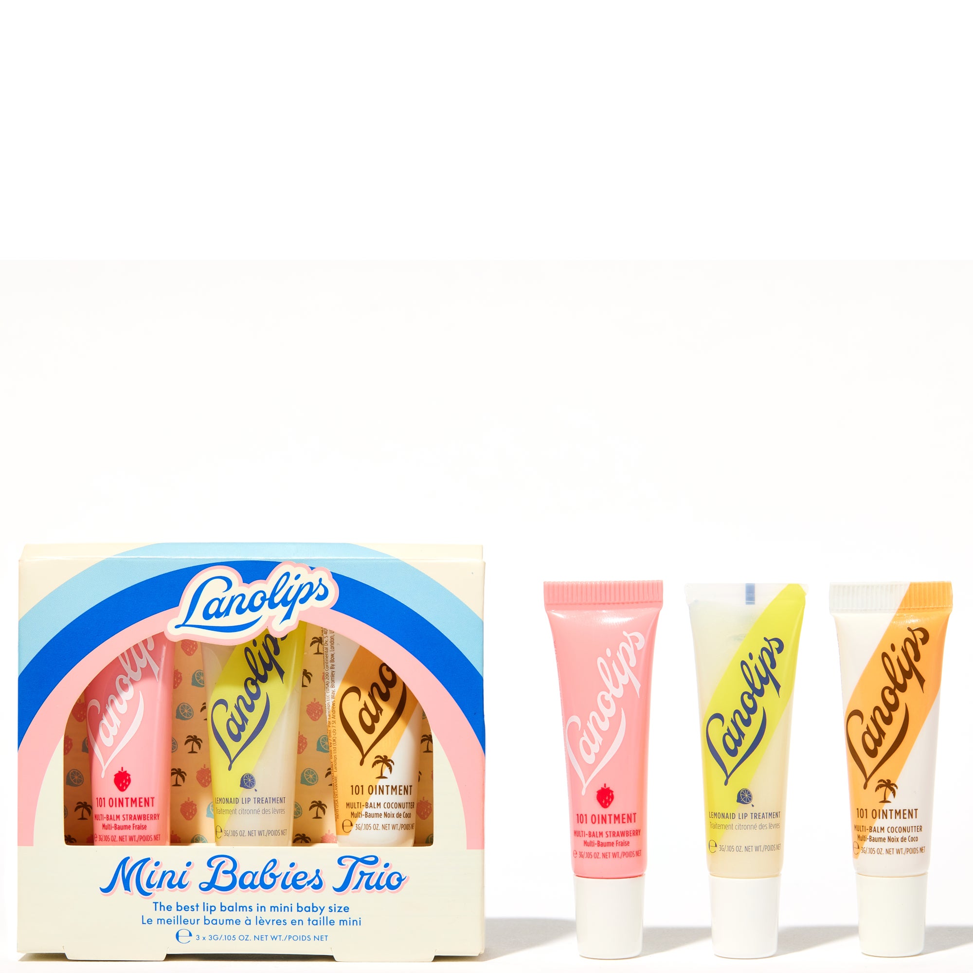 Lanolips Mini Babies Trio | LOOKFANTASTIC