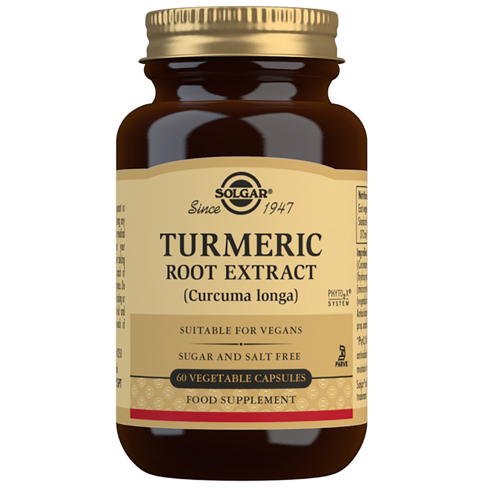 Solgar Botanical & Herb Turmeric Root Extract Vegetable Capsules x 60 ...