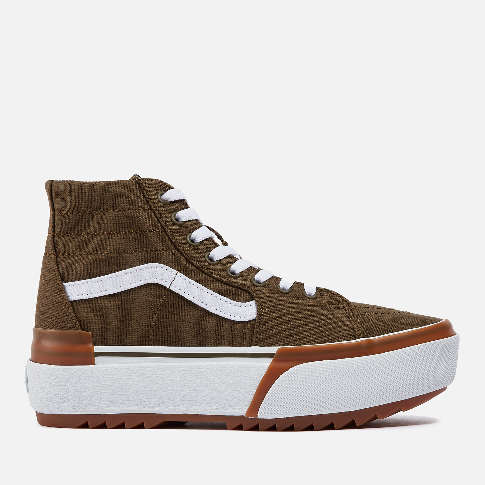 Vans Women's Canvas Sk8-Hi Stacked Canvas Trainers - 3 | Allsole
