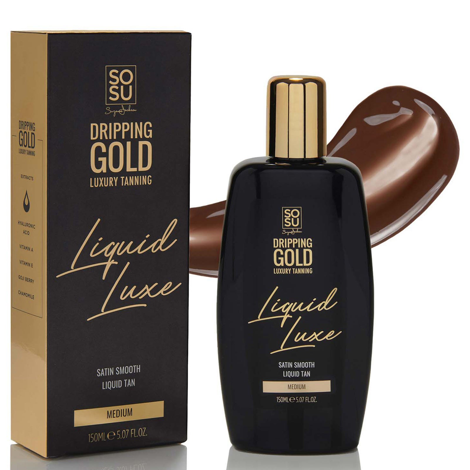 Dripping Gold Liquid Tan 150ml (Various Shades) | LOOKFANTASTIC