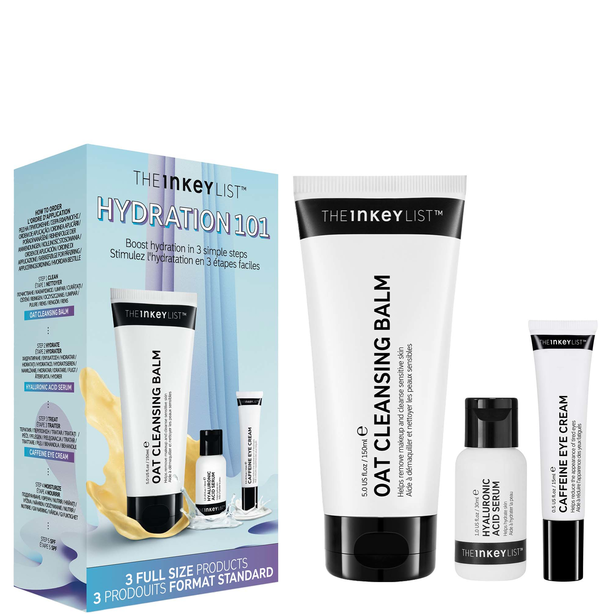 The INKEY List Hydration 101 Set (Worth £29.97) | LOOKFANTASTIC