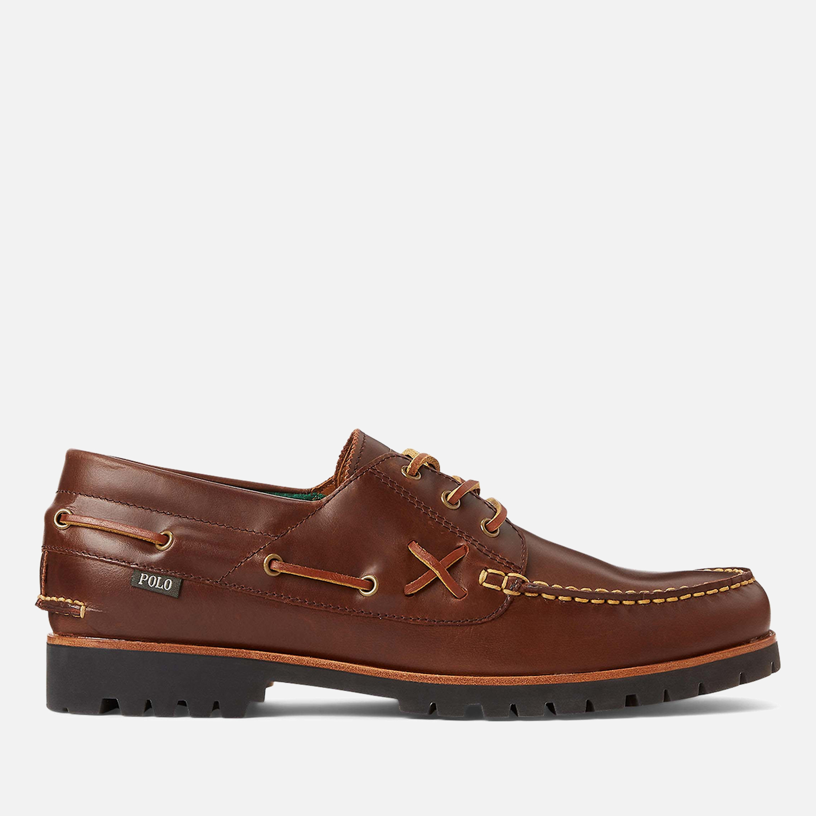 Polo Ralph Lauren Men's Leather Boat Shoes - UK 7 | Coggles