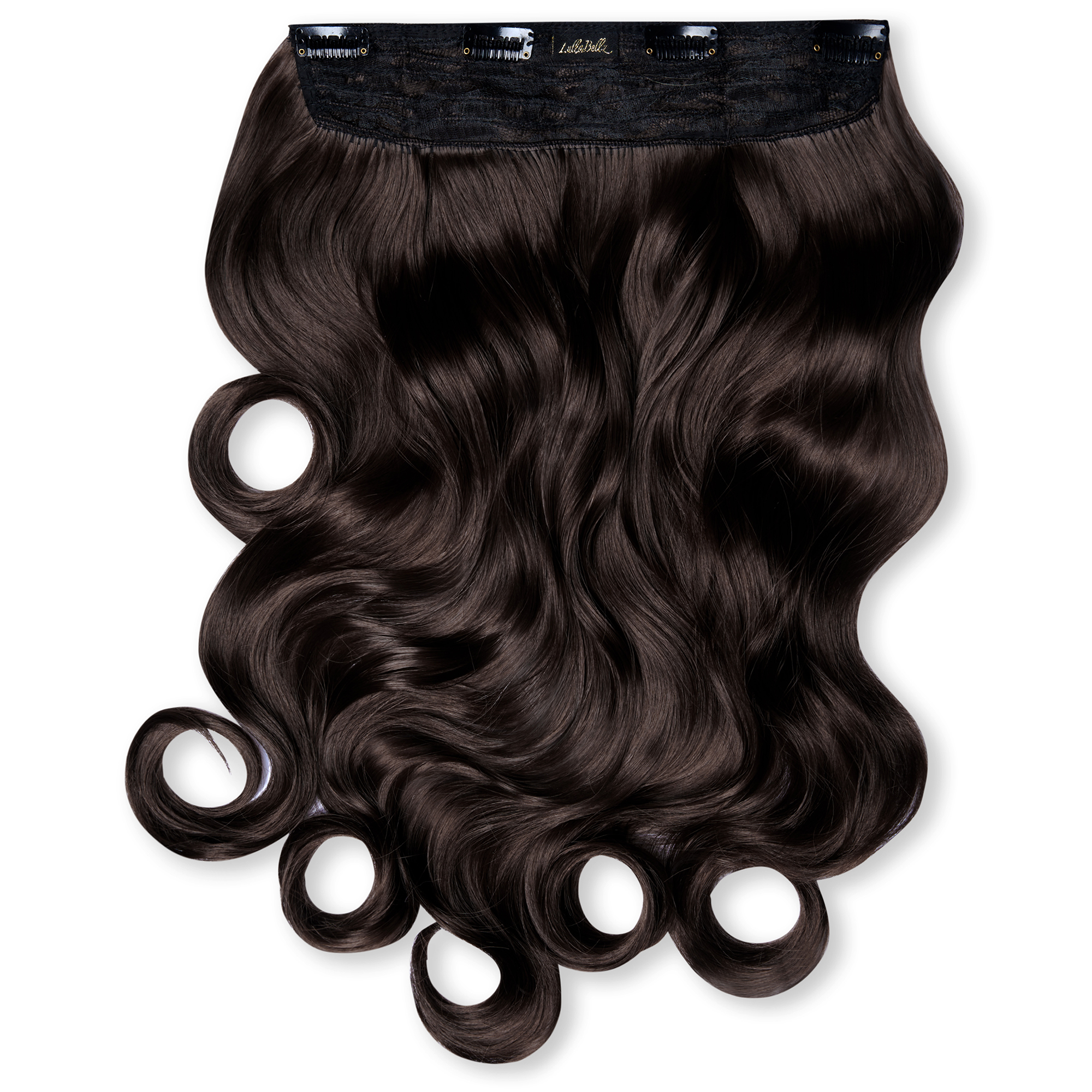 LullaBellz Thick 20 1-Piece Curly Clip in Hair Extensions (Various ...
