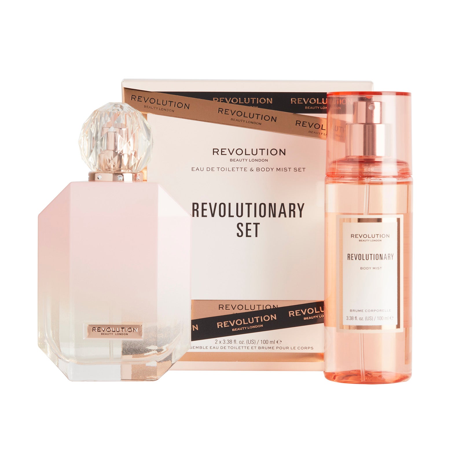 Makeup Revolution Revolutionary Eau de Toilette and Body Mist Set ...