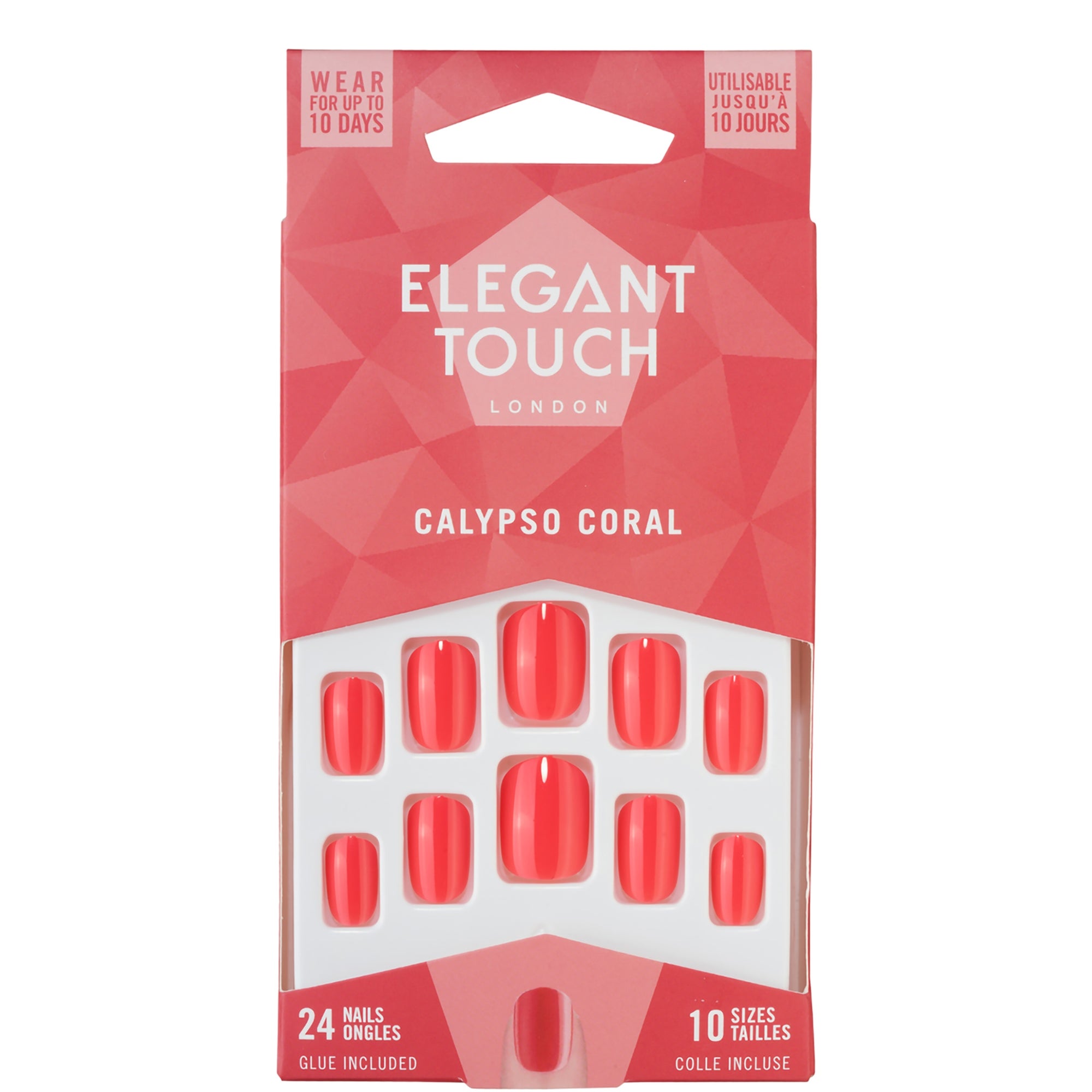 Elegant Touch Core Nail Kit - Calypso Coral | LOOKFANTASTIC