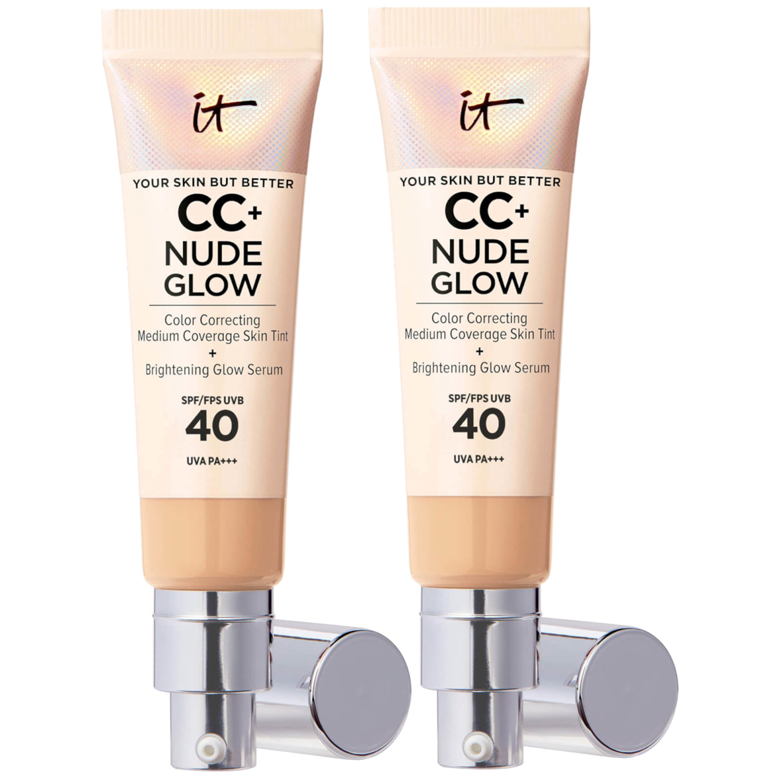 IT Cosmetics Nude Glow CC Cream 32ml Duo (Various Shades) | Cult Beauty