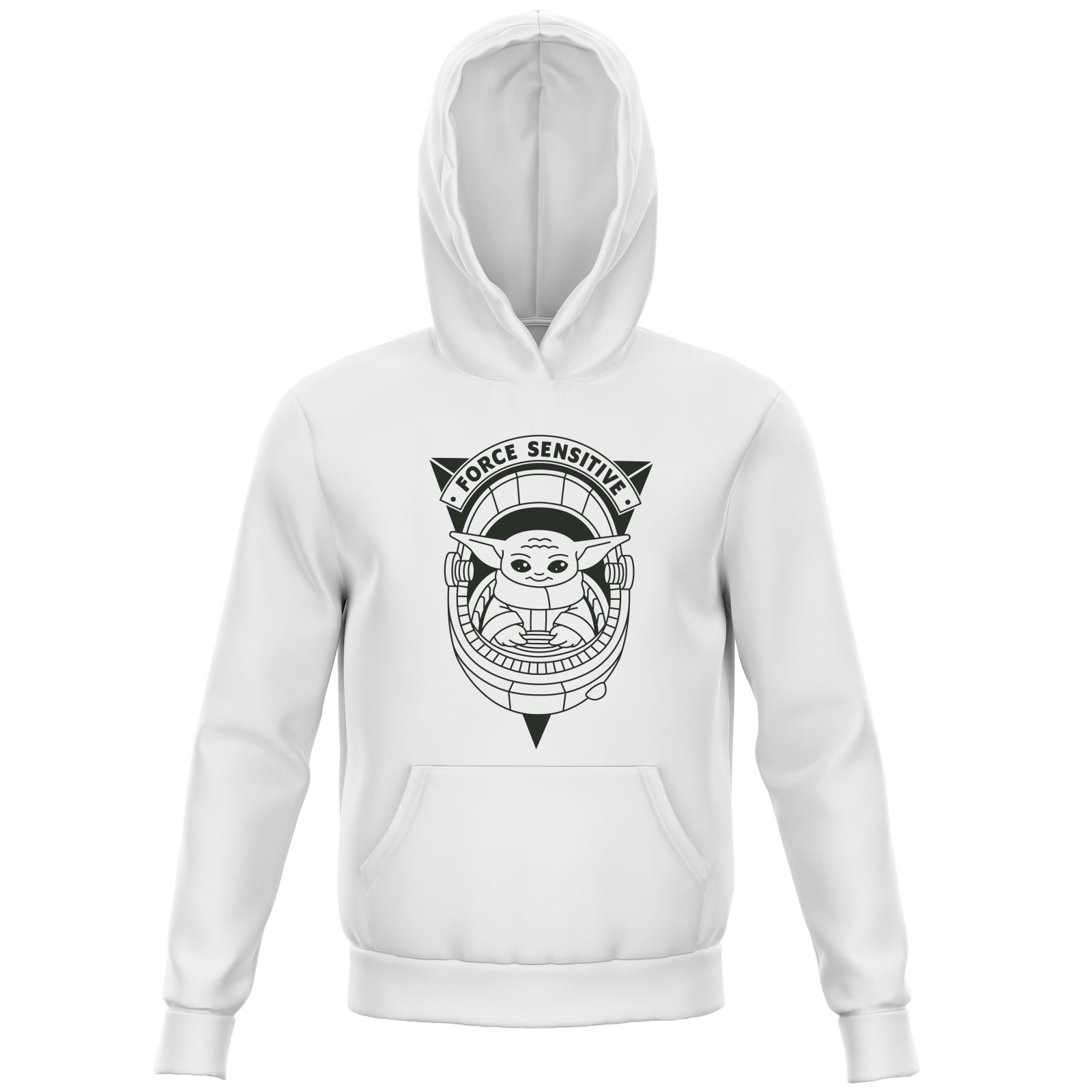 Star Wars The Mandalorian Force Sensitive Kids' Hoodie - Green - 3-4 ...