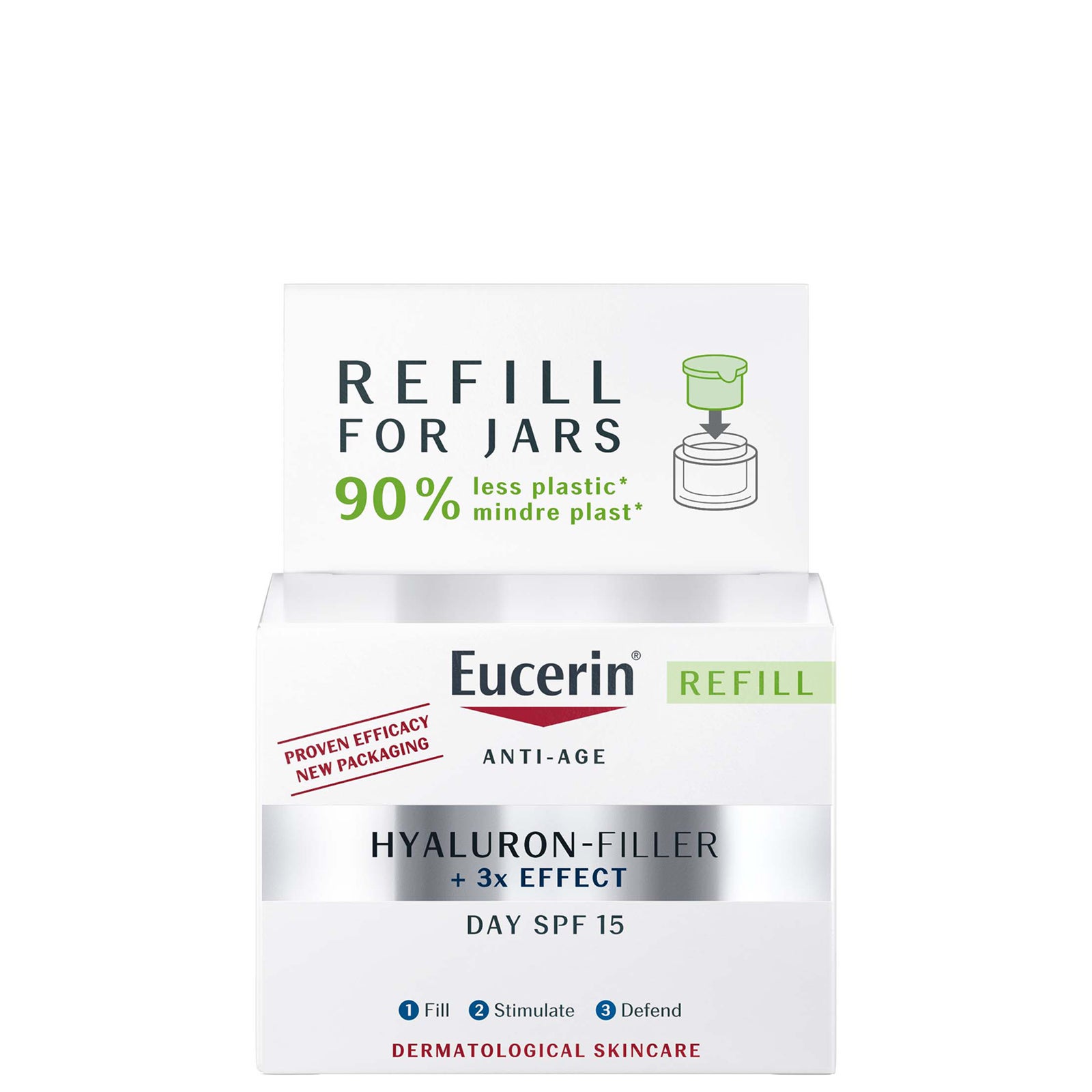 Eucerin Hyaluron-Filler Day Cream SPF15 Refill 50ml | LOOKFANTASTIC