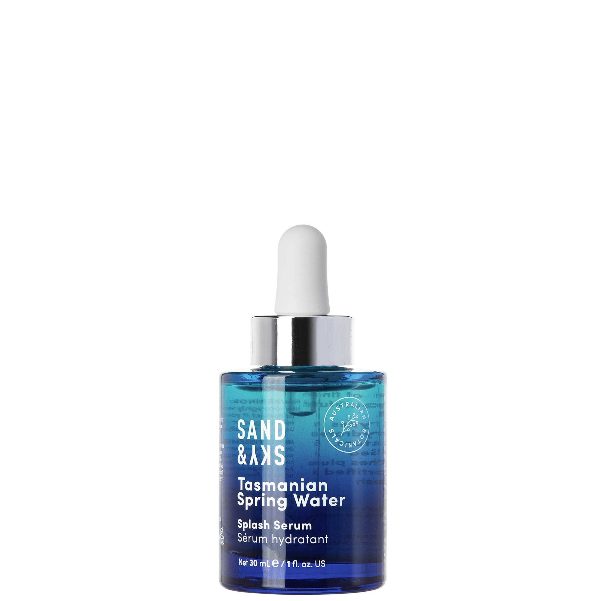 Sand & Sky Tasmanian Spring Water Splash Serum 30ml | LOOKFANTASTIC
