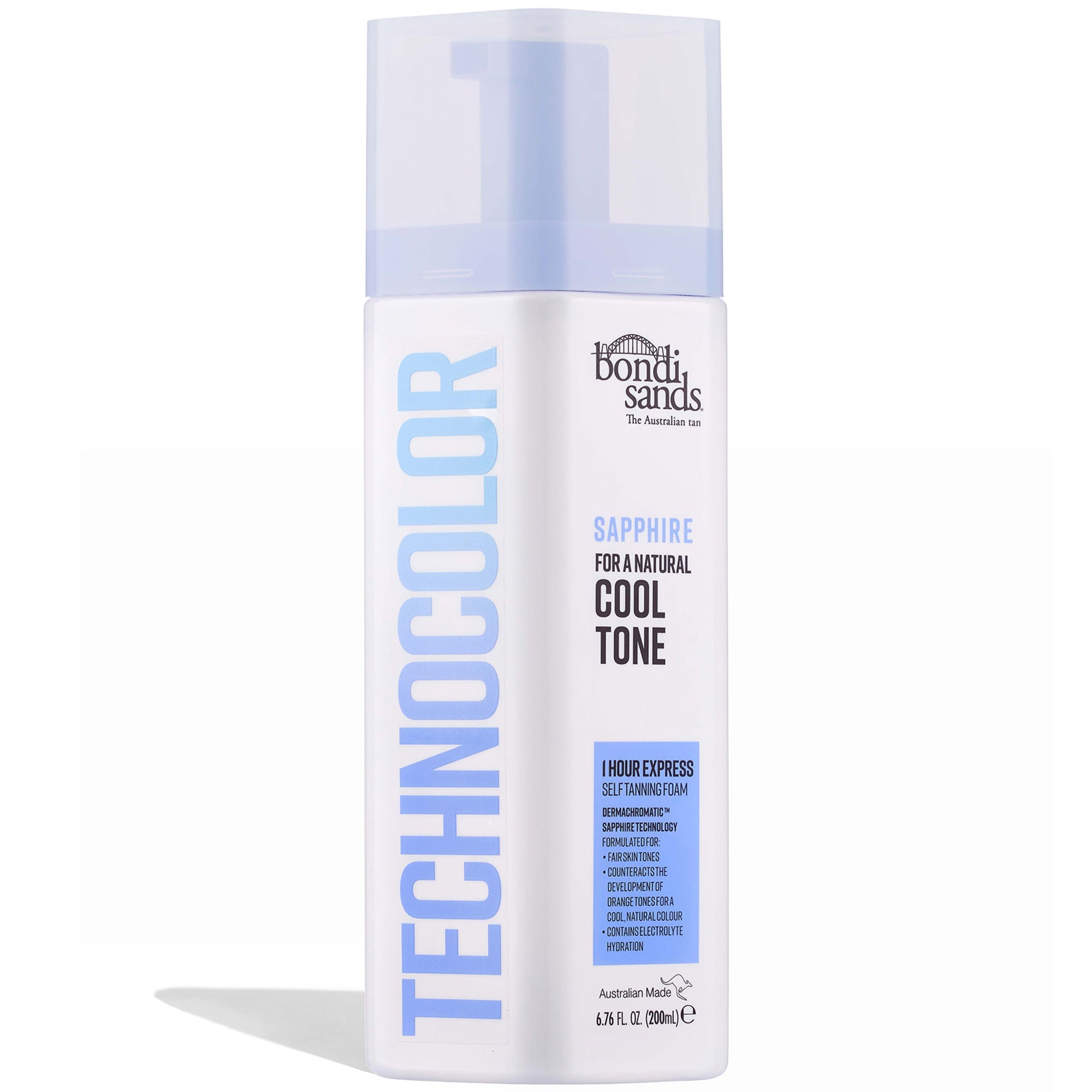 Bondi Sands Technocolor 1 Hour Express Self Tanning Foam - Sapphire ...