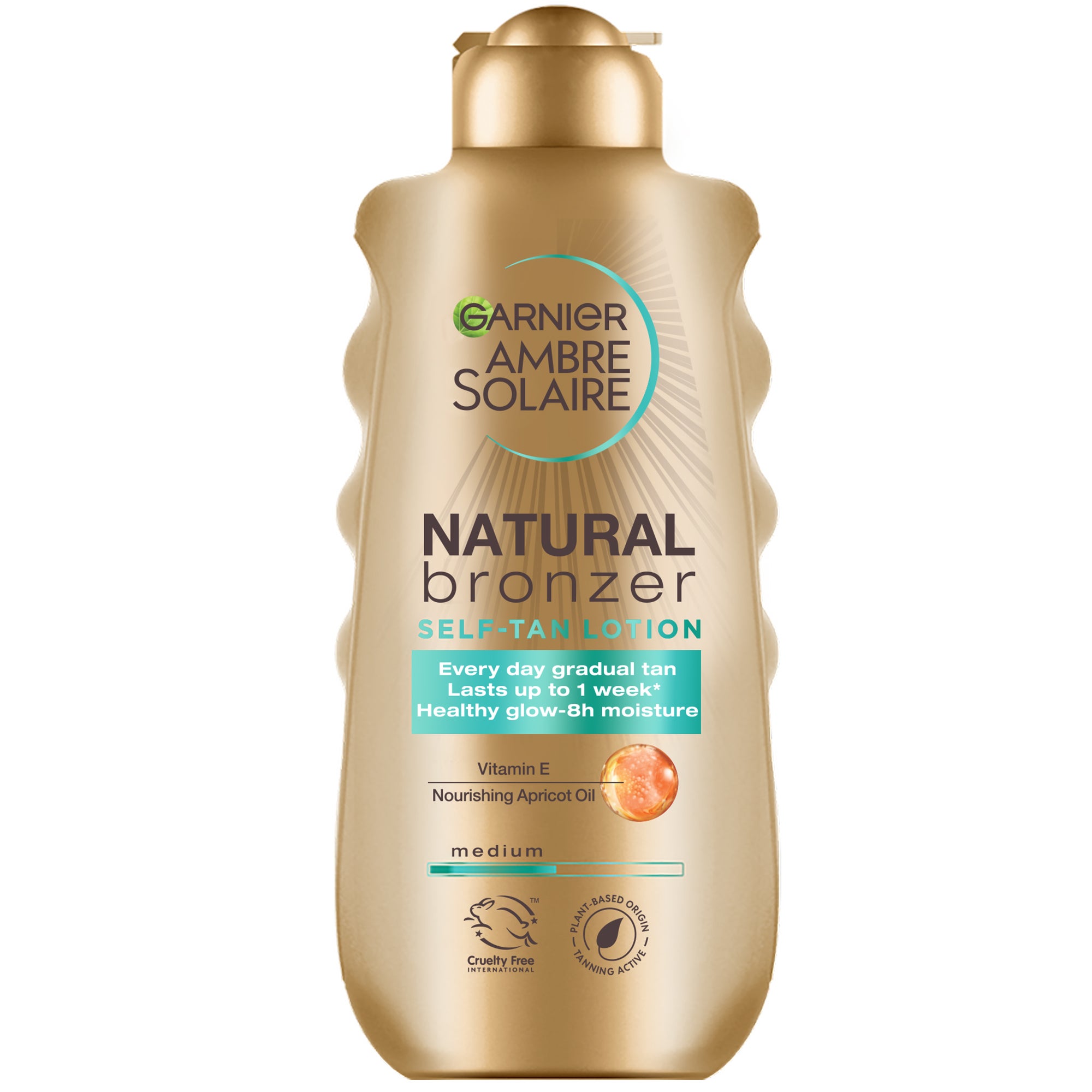 Garnier Ambre Solaire Natural Bronzer Self Tan Lotion 200ml | LOOKFANTASTIC