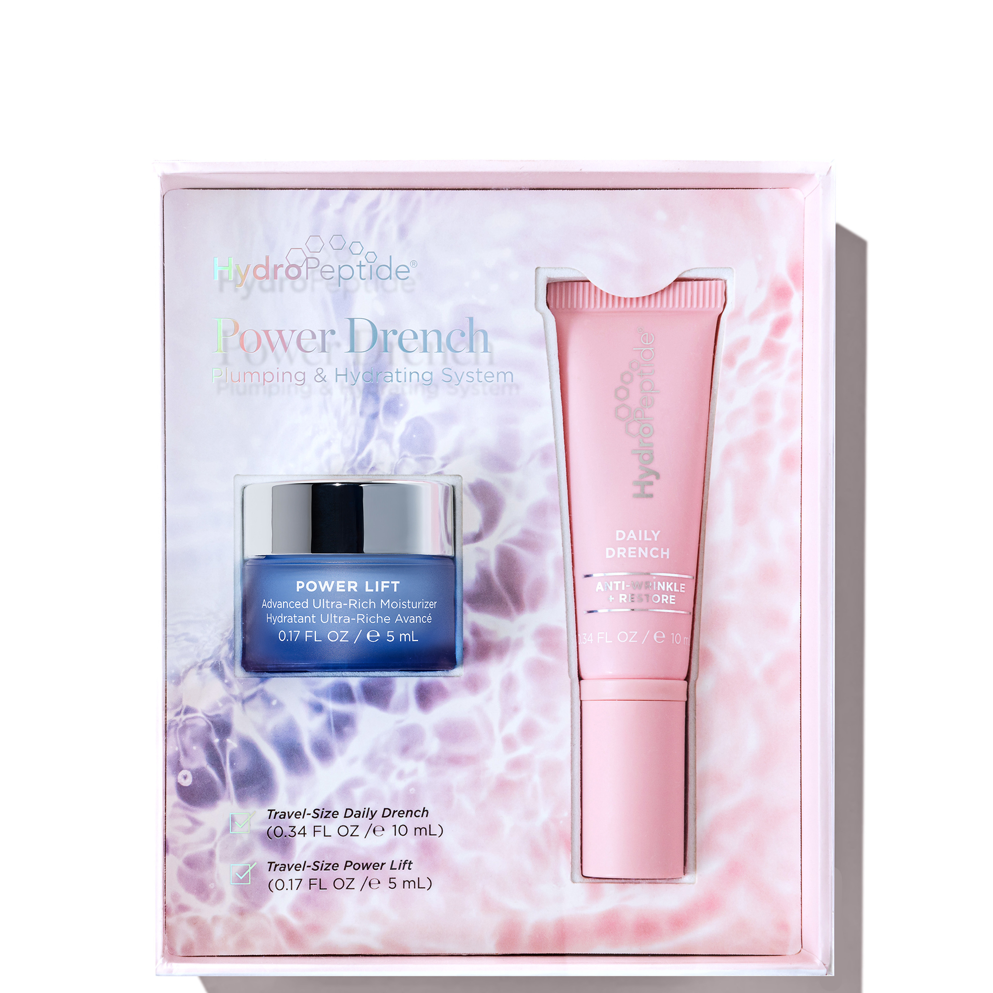 HydroPeptide Power Drench Kit Plumping and Hydrating System | Dermstore