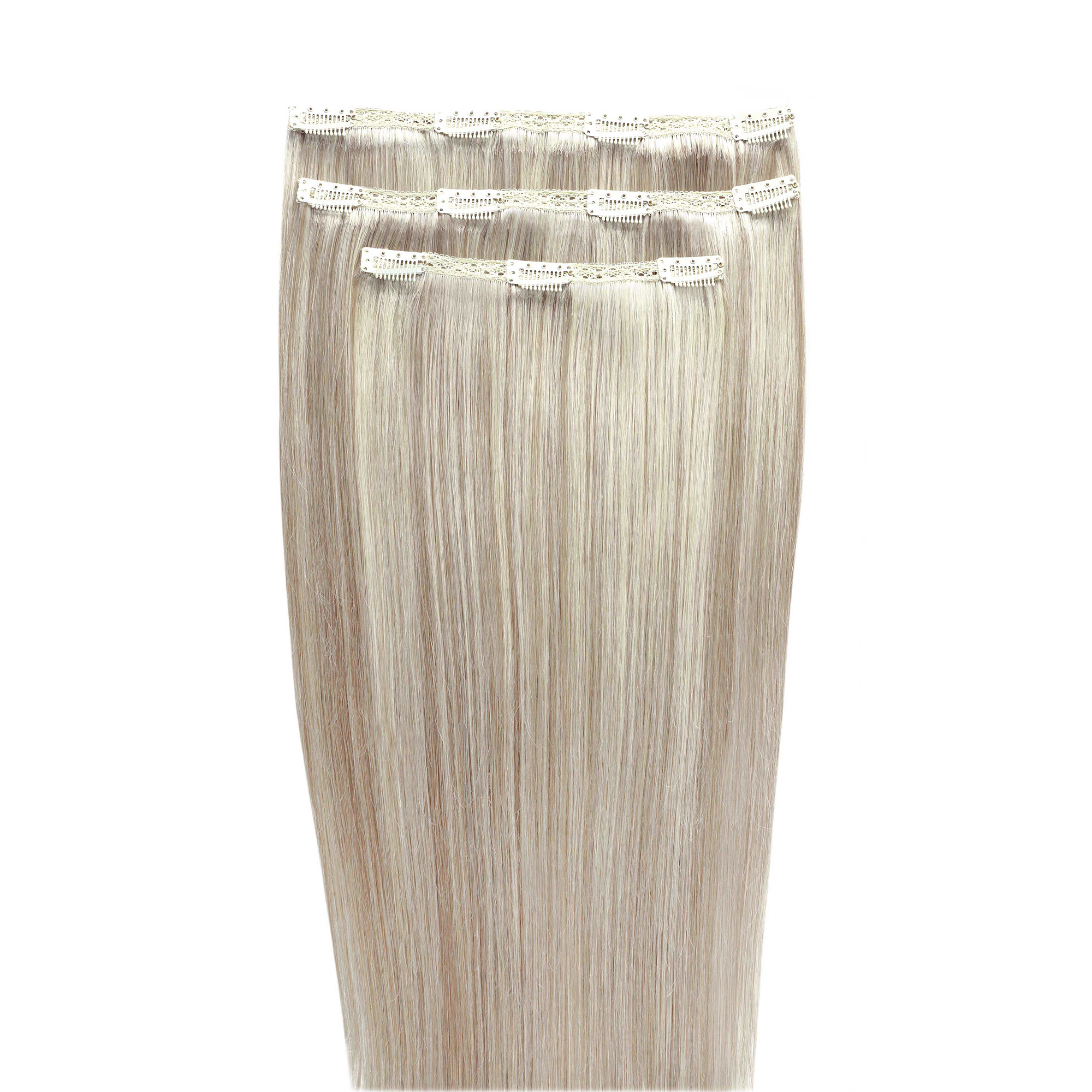 Beauty Works Deluxe Clip-in 18 Inch Extensions - Barley Blonde ...