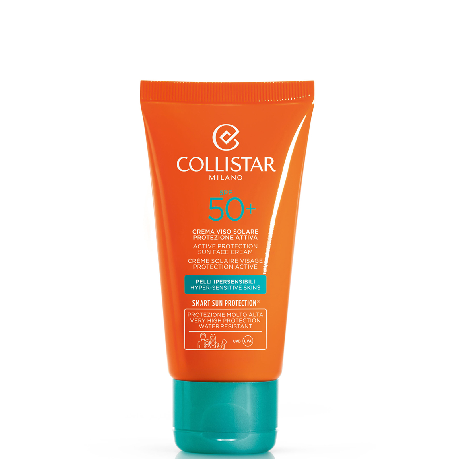 Collistar Active Protection Sun Face Cream SPF 50+ 50ml | LOOKFANTASTIC