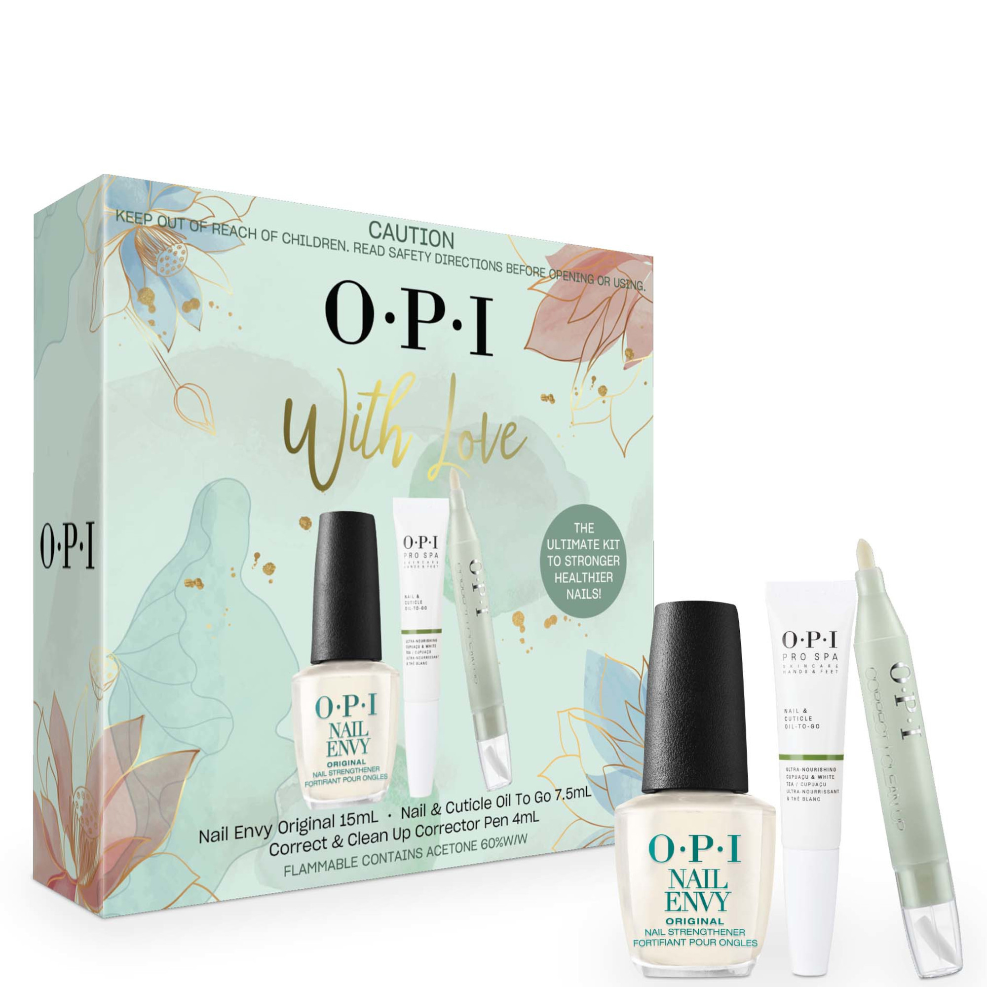 OPI Treatment Gift Set - Nail Envy Original, Nail & Cuticle Oil To-Go ...