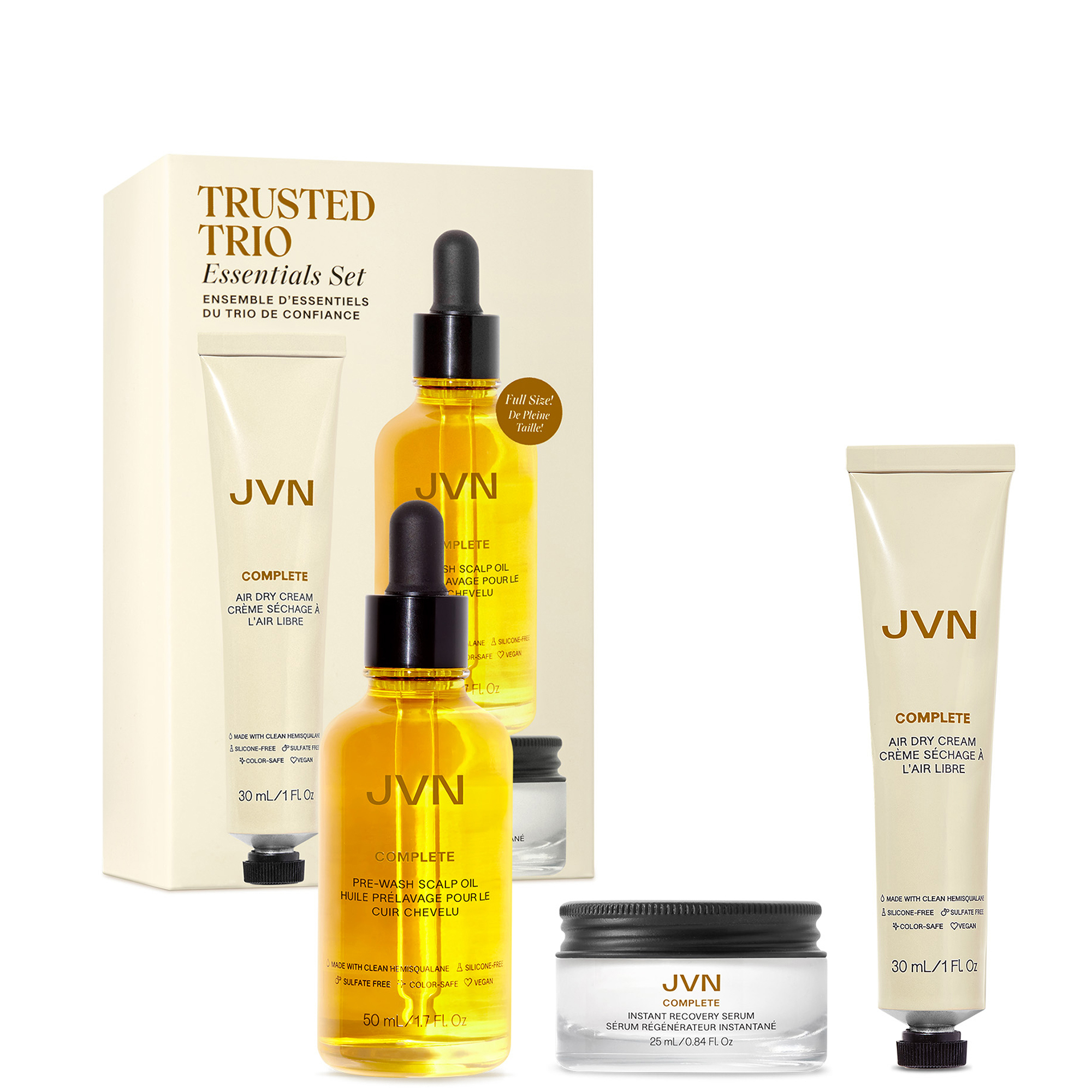 JVN Complete Trusted Trio Set | Cult Beauty