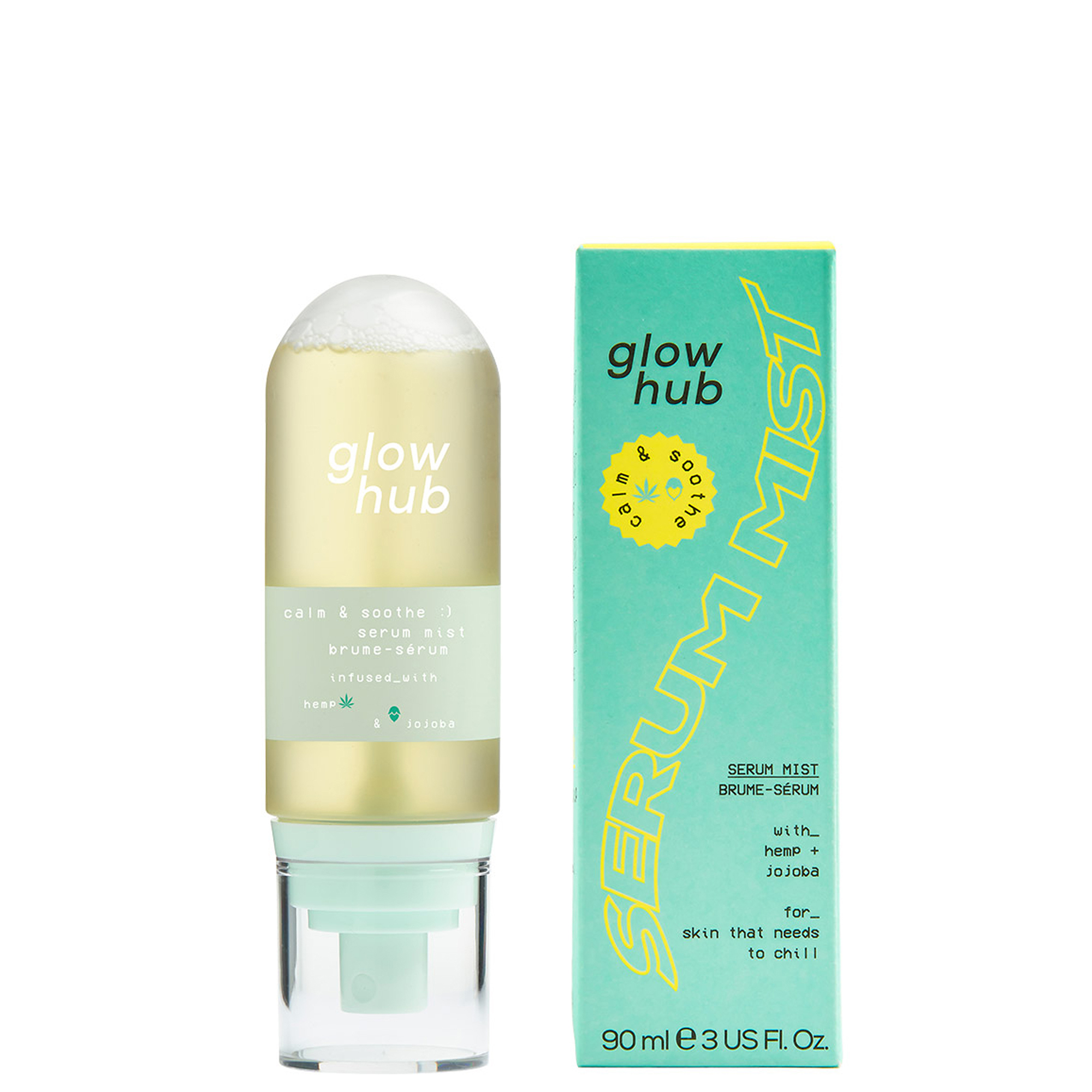 Glow Hub Calm and Soothe Serum Mist 90ml | LOOKFANTASTIC
