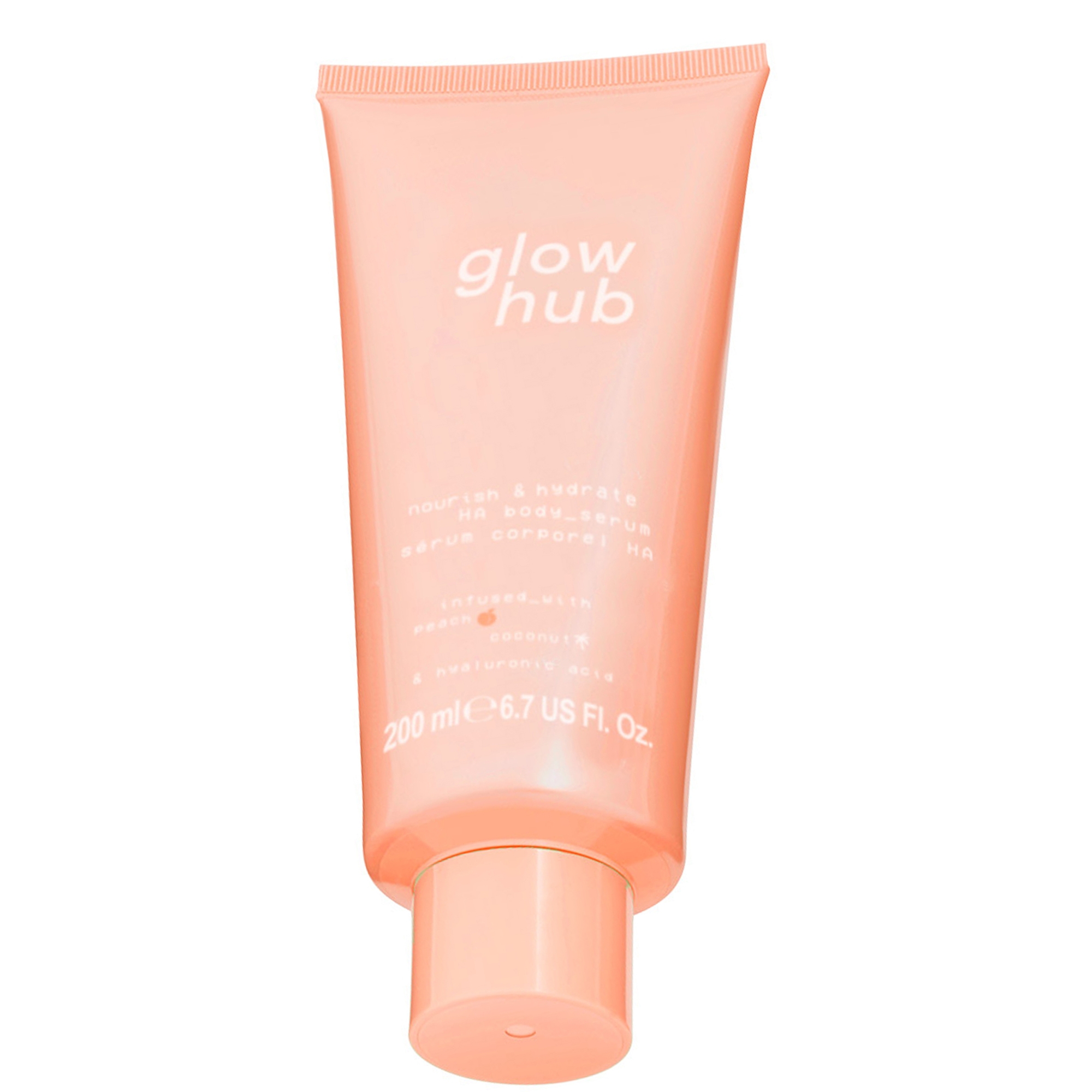 Glow Hub Nourish & Hydrate HA Body Serum 200ml | LOOKFANTASTIC
