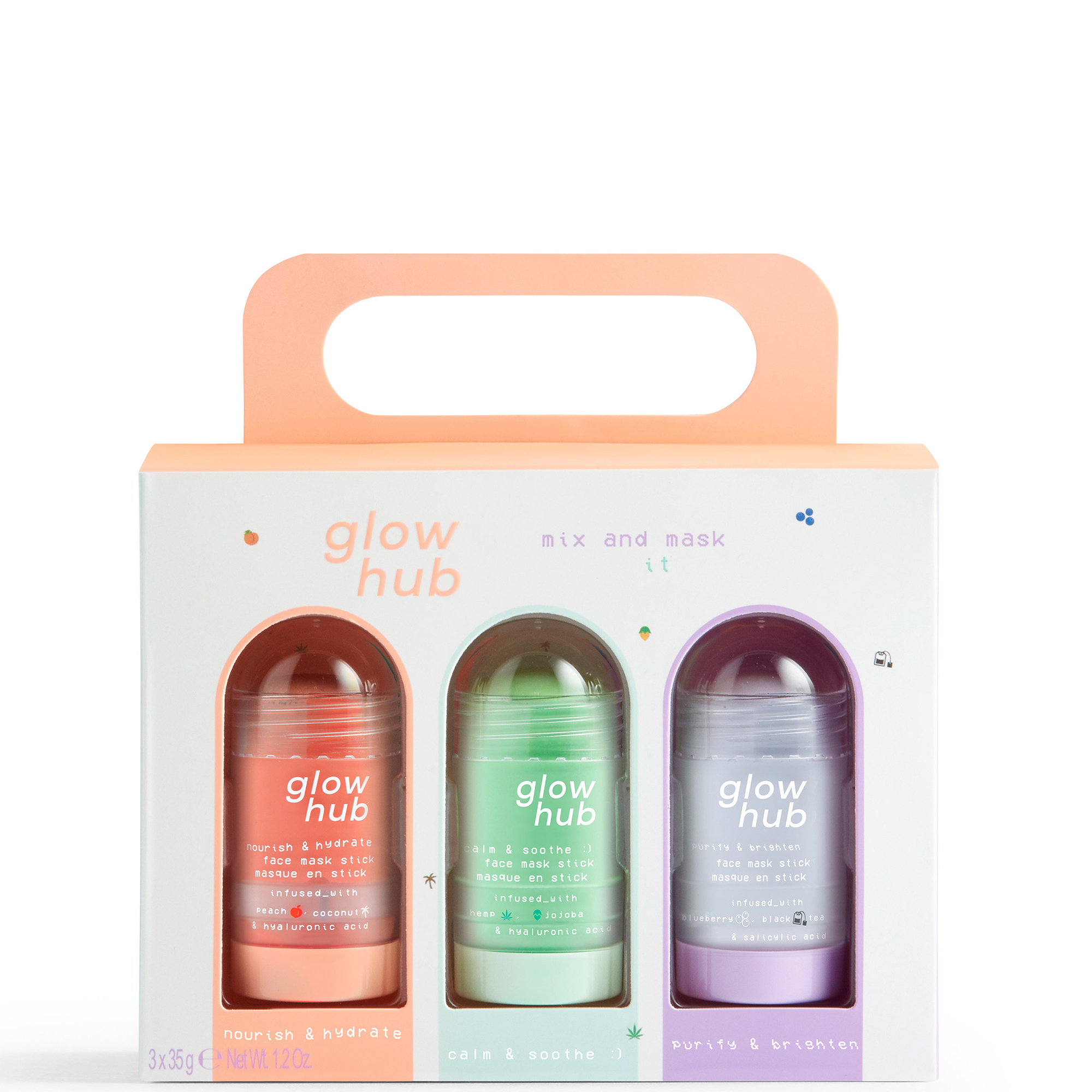 Glow Hub Mix and Mask Set (Worth £30.00) | LOOKFANTASTIC