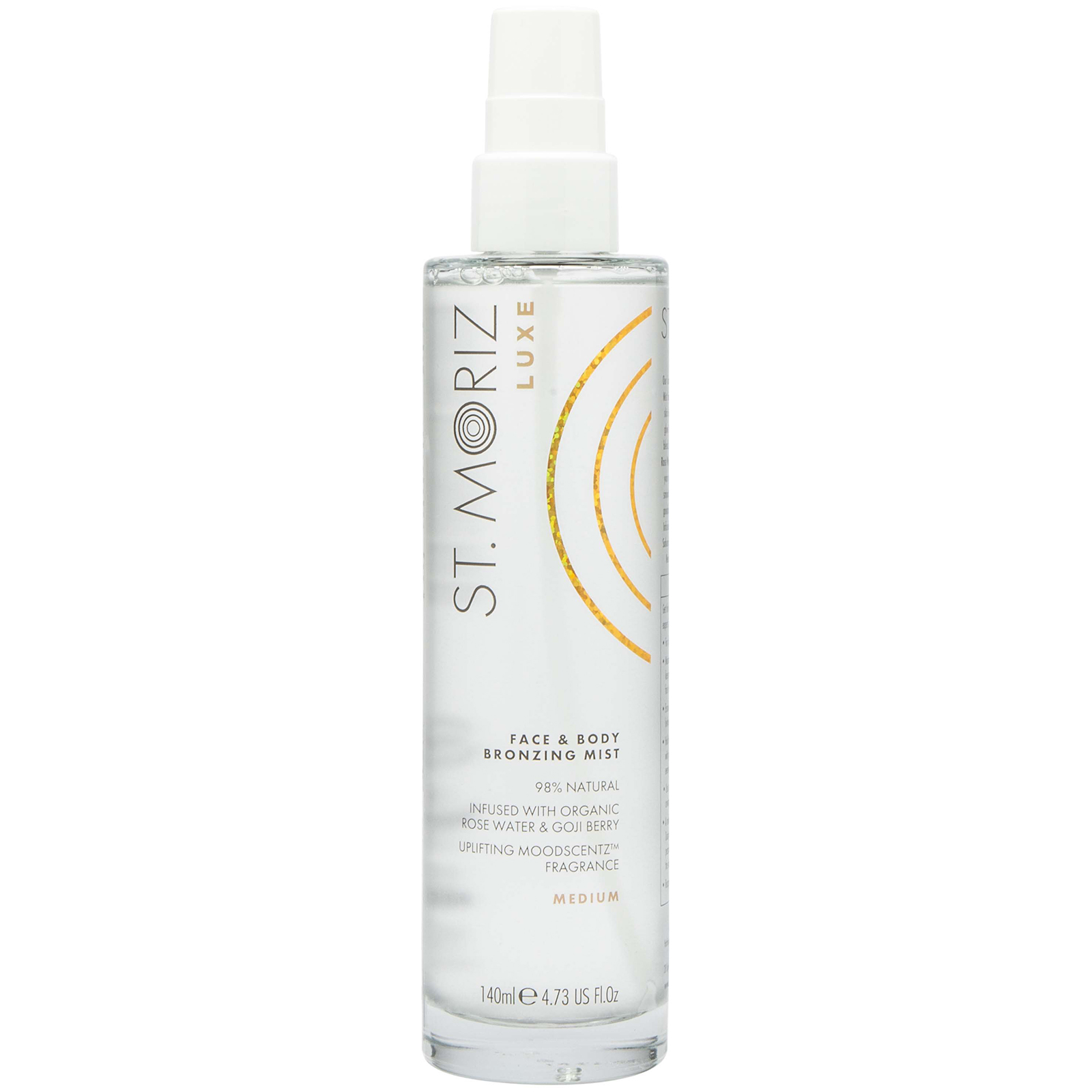 St. Moriz Luxe Face and Body Bronzing Mist - Medium 140ml | LOOKFANTASTIC