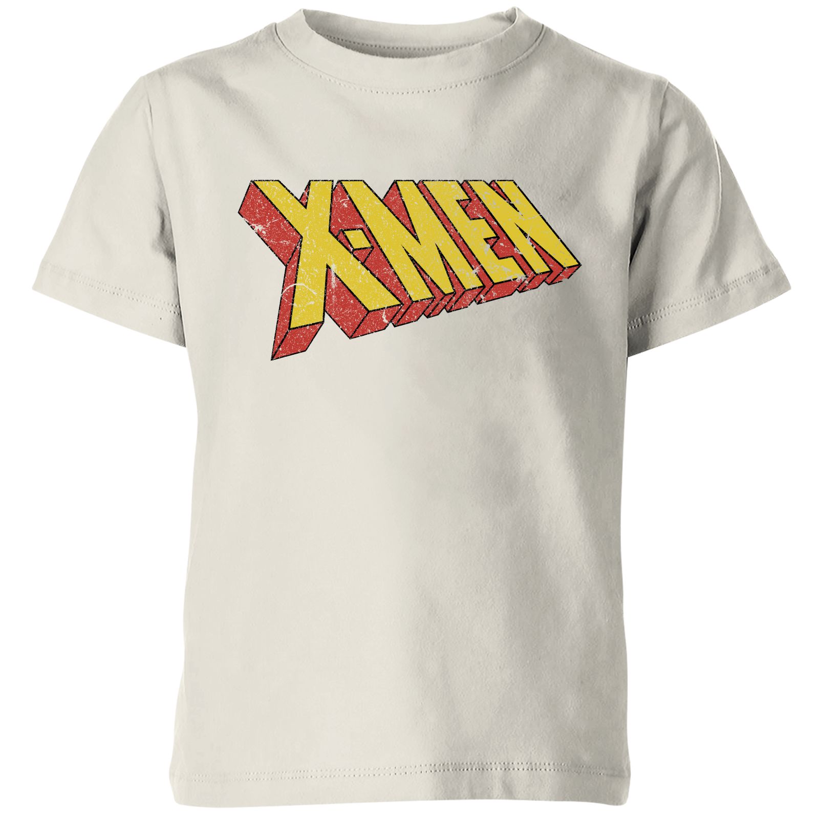 X-Men Retro Logo Kids' T-Shirt - Cream - 3-4 Years | Zavvi UK