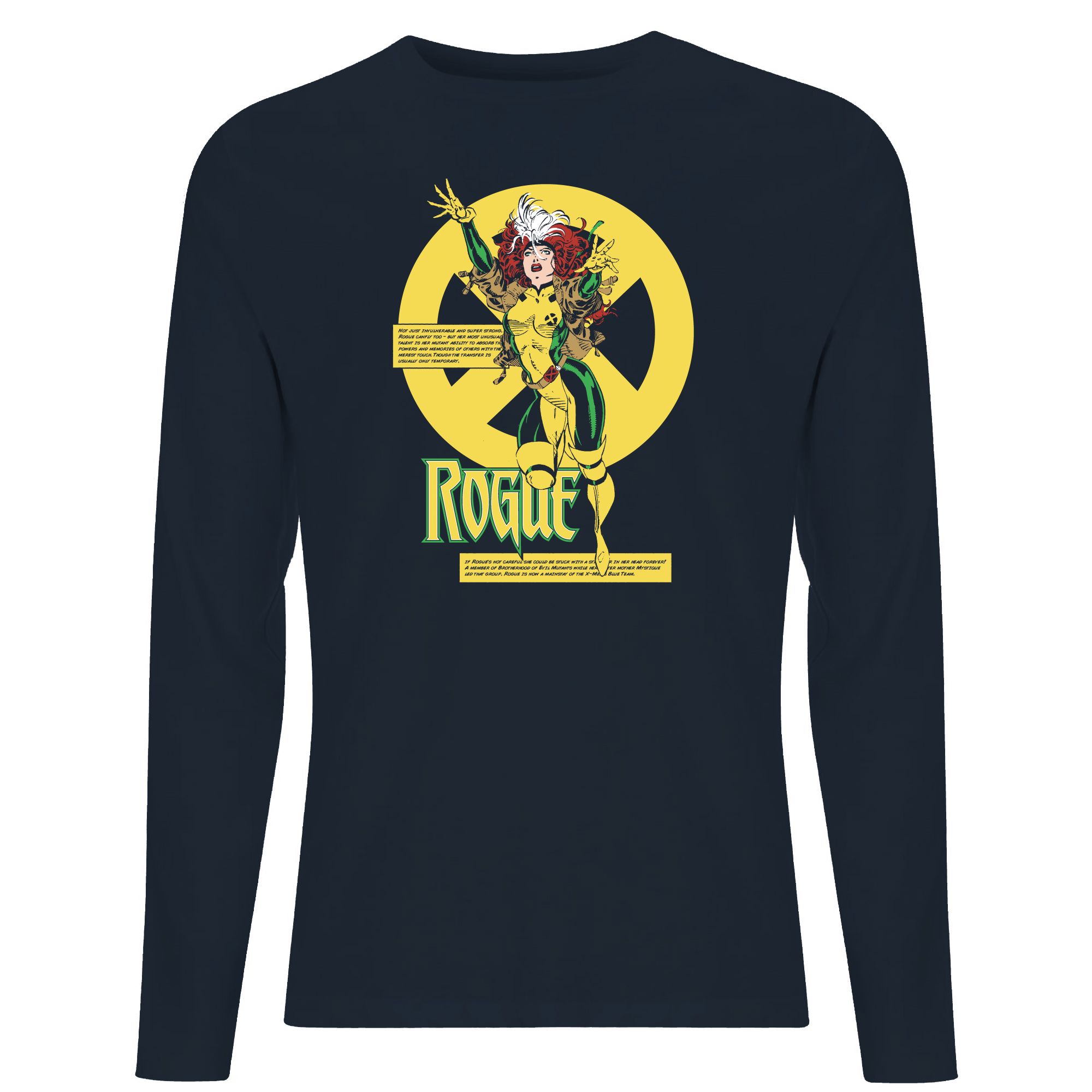 X-Men Rogue Bio Drk Long Sleeve T-Shirt - Navy - S | Zavvi UK