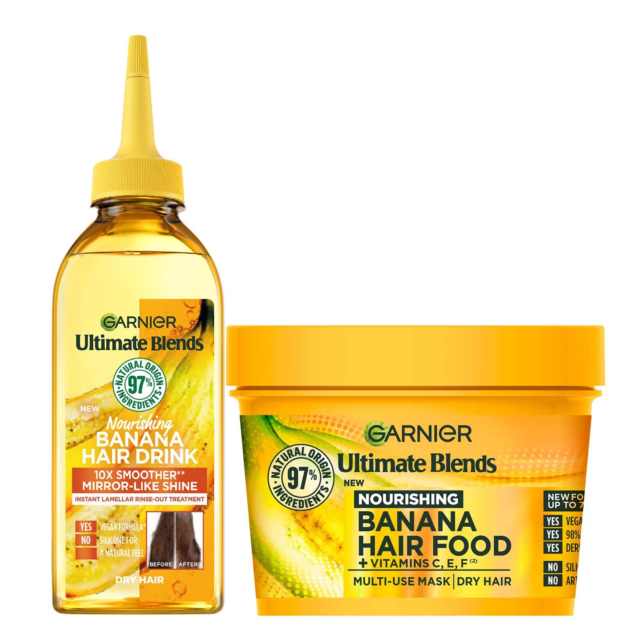 Garnier Ultimate Blends Banana Hair Food Intensely Nourishing Treatment ...