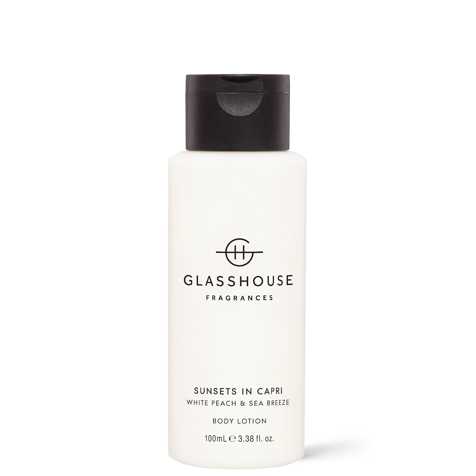 Glasshouse Fragrances Sunsets in Capri Body Lotion 100ml | LOOKFANTASTIC