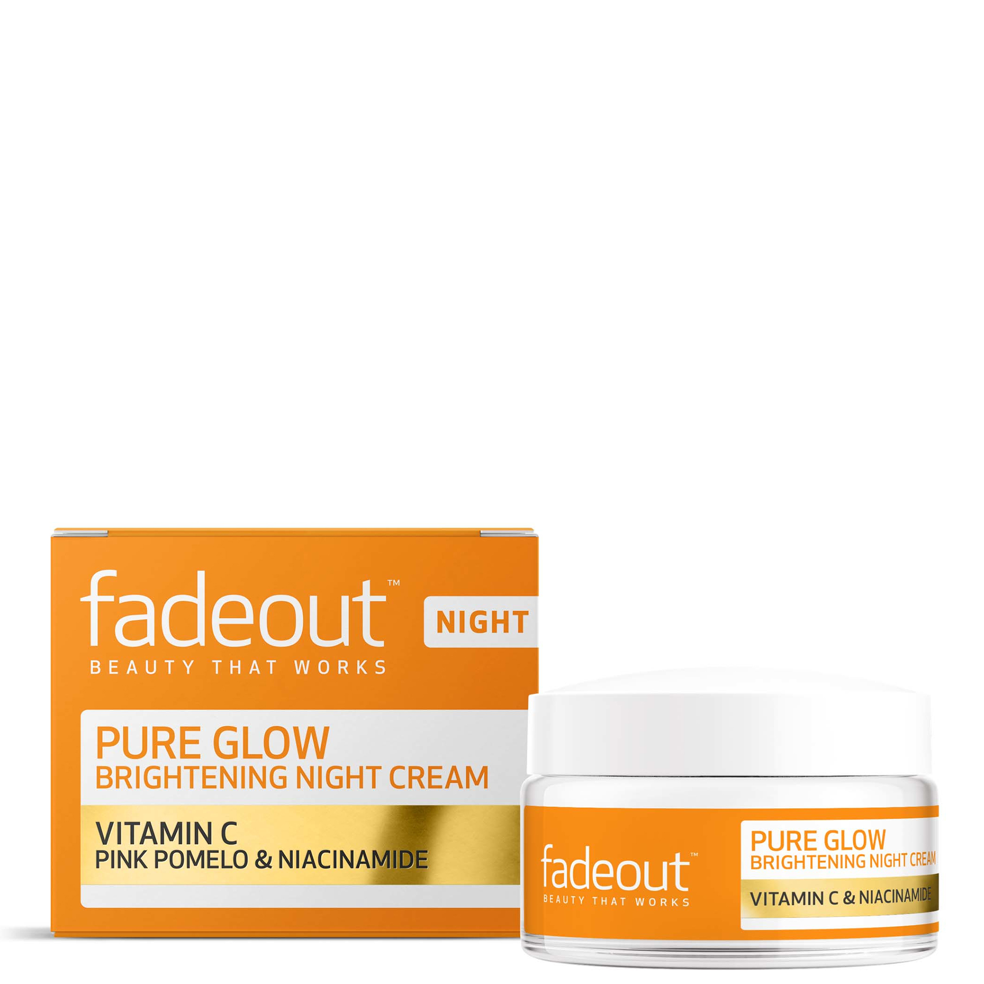 Fade Out Pure Glow Brightening Night Cream 50ml | LOOKFANTASTIC
