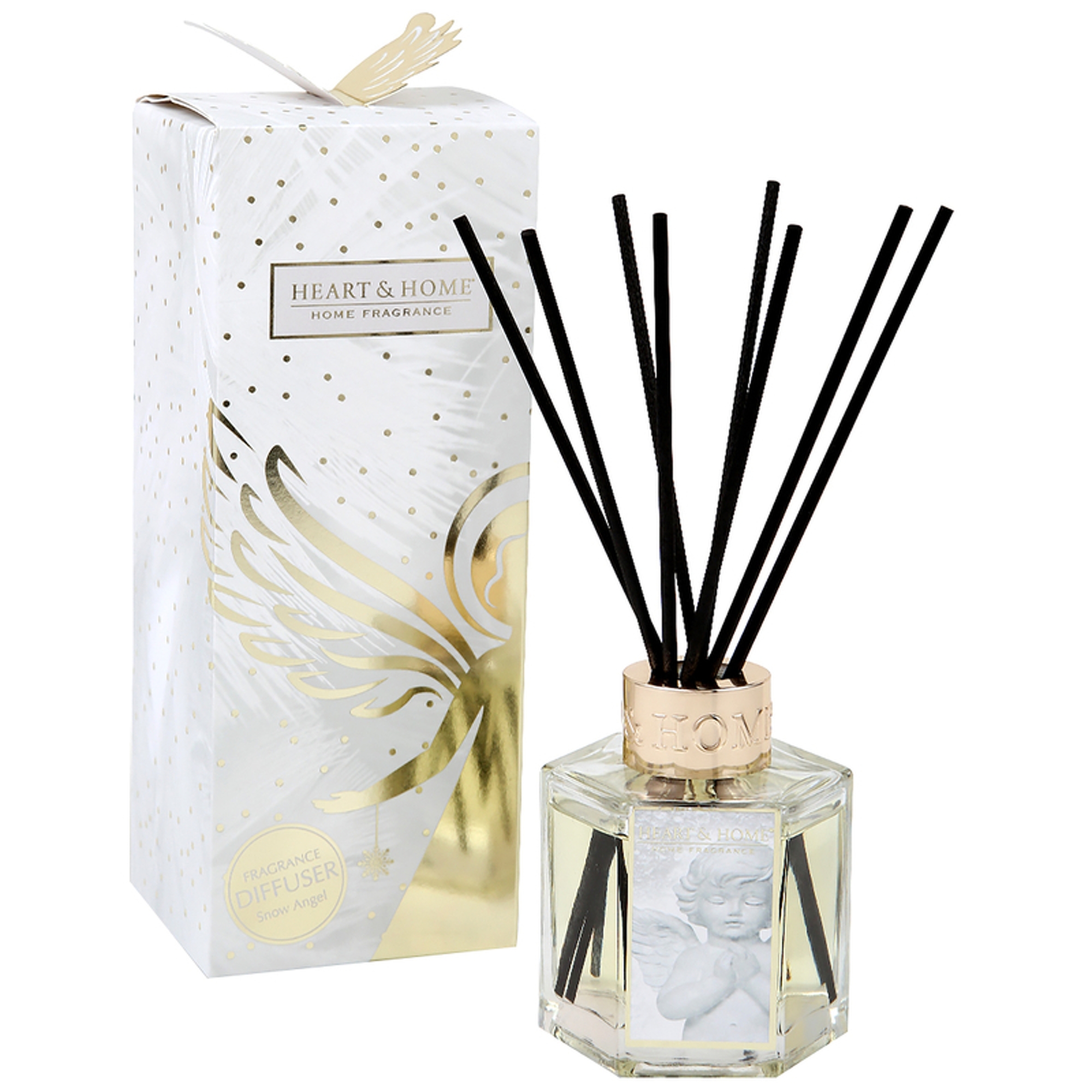 Heart & Home Reed Diffusers Winter Snow Angel 70ml | Fragrance Direct