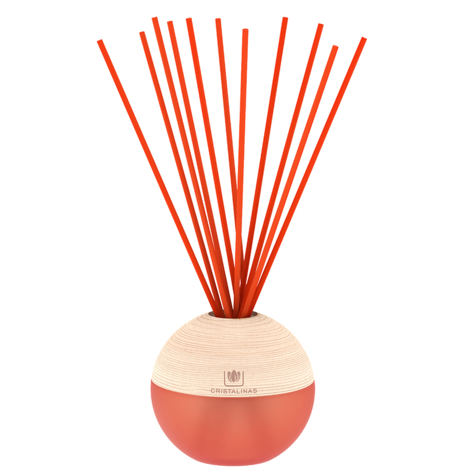 Cristalinas Reed Diffuser Geranium Sphere Diffuser 180ml | Fragrance Direct