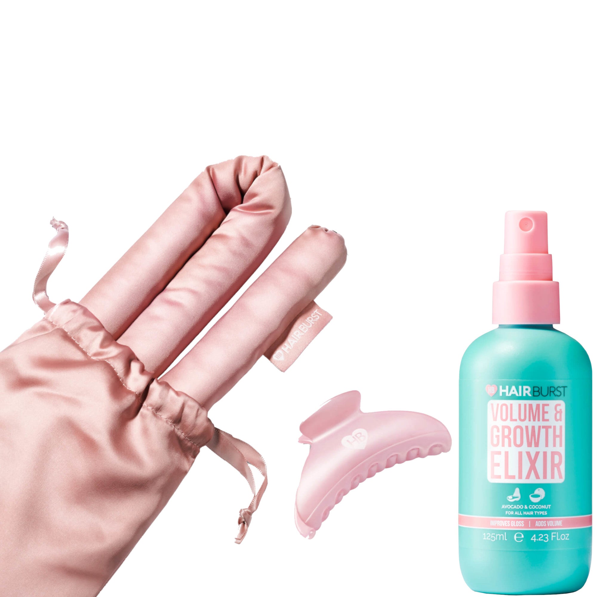 Hairburst Heatless Curler and Elixir Set | LOOKFANTASTIC