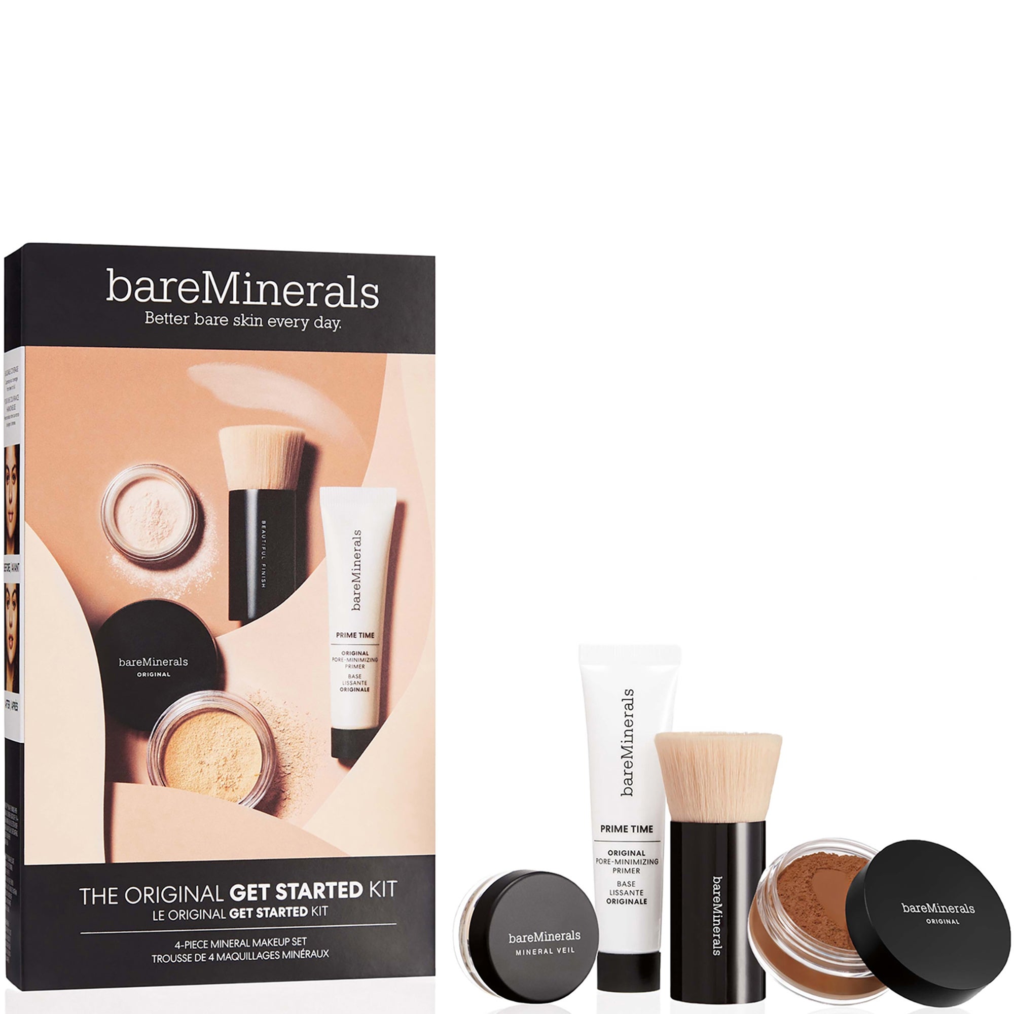 bareMinerals The Original Get Started Kit 4pc Mineral Makeup Set ...