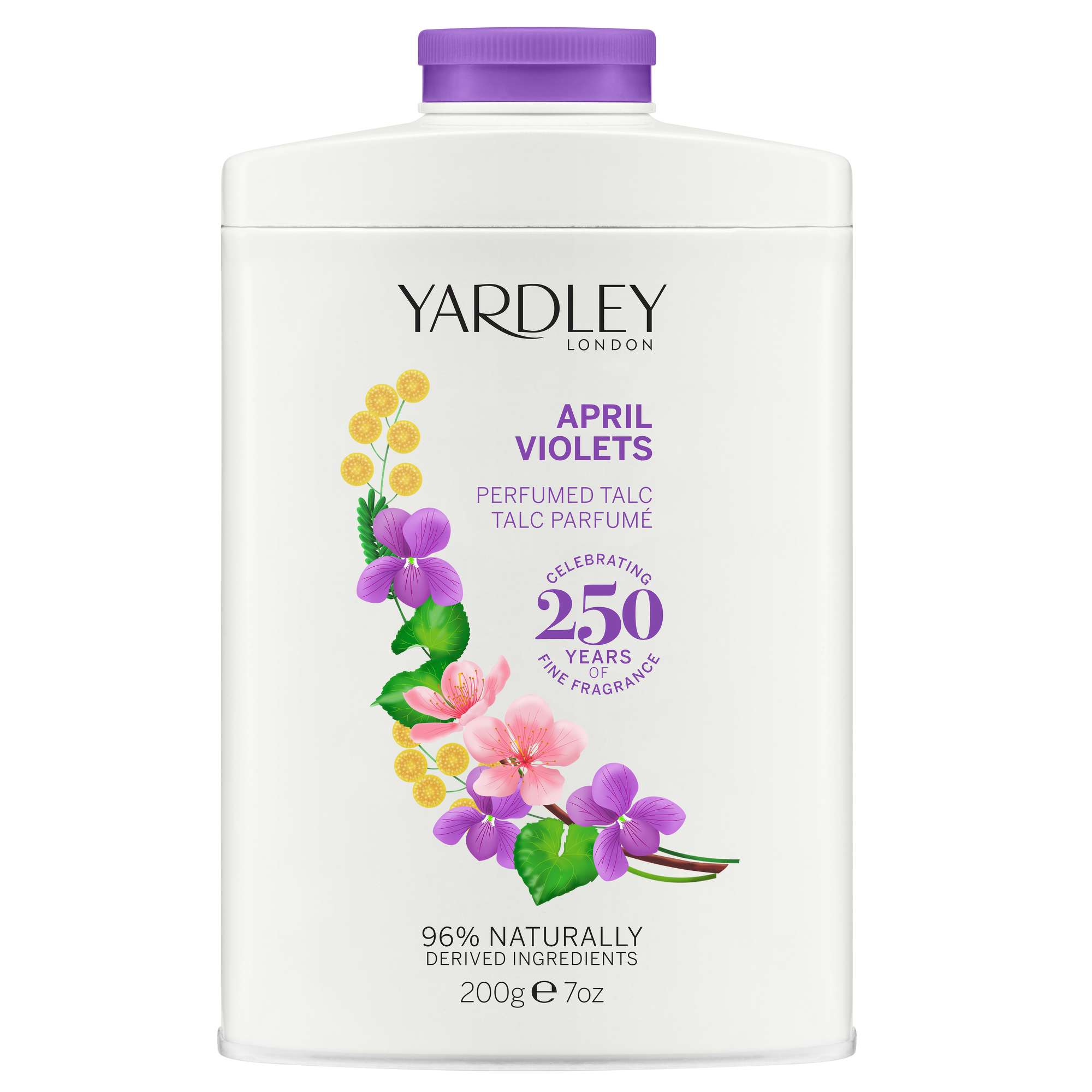 Yardley April Violets Talcum Powder 200g | allbeauty