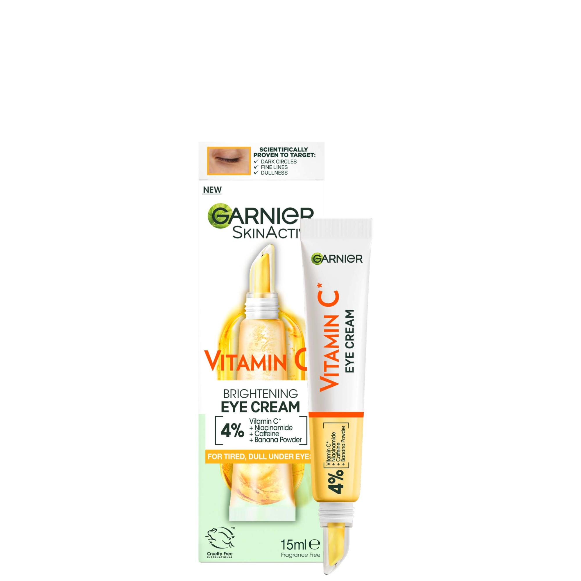 Garnier Brightening 4% Vitamin C, Niacinamide, Caffeine and Banana ...