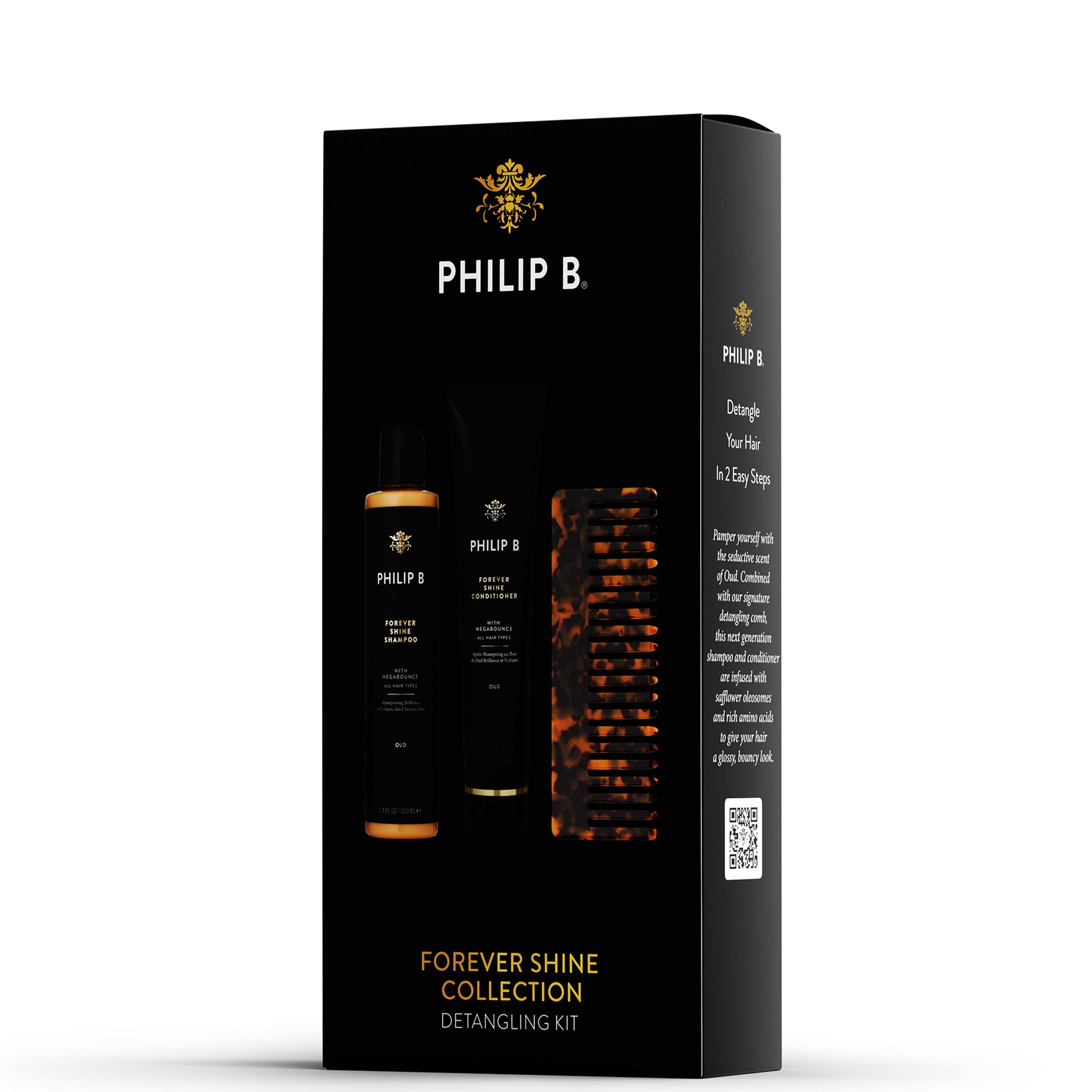 Philip B Forever Shine Collection Detangling Kit | Dermstore