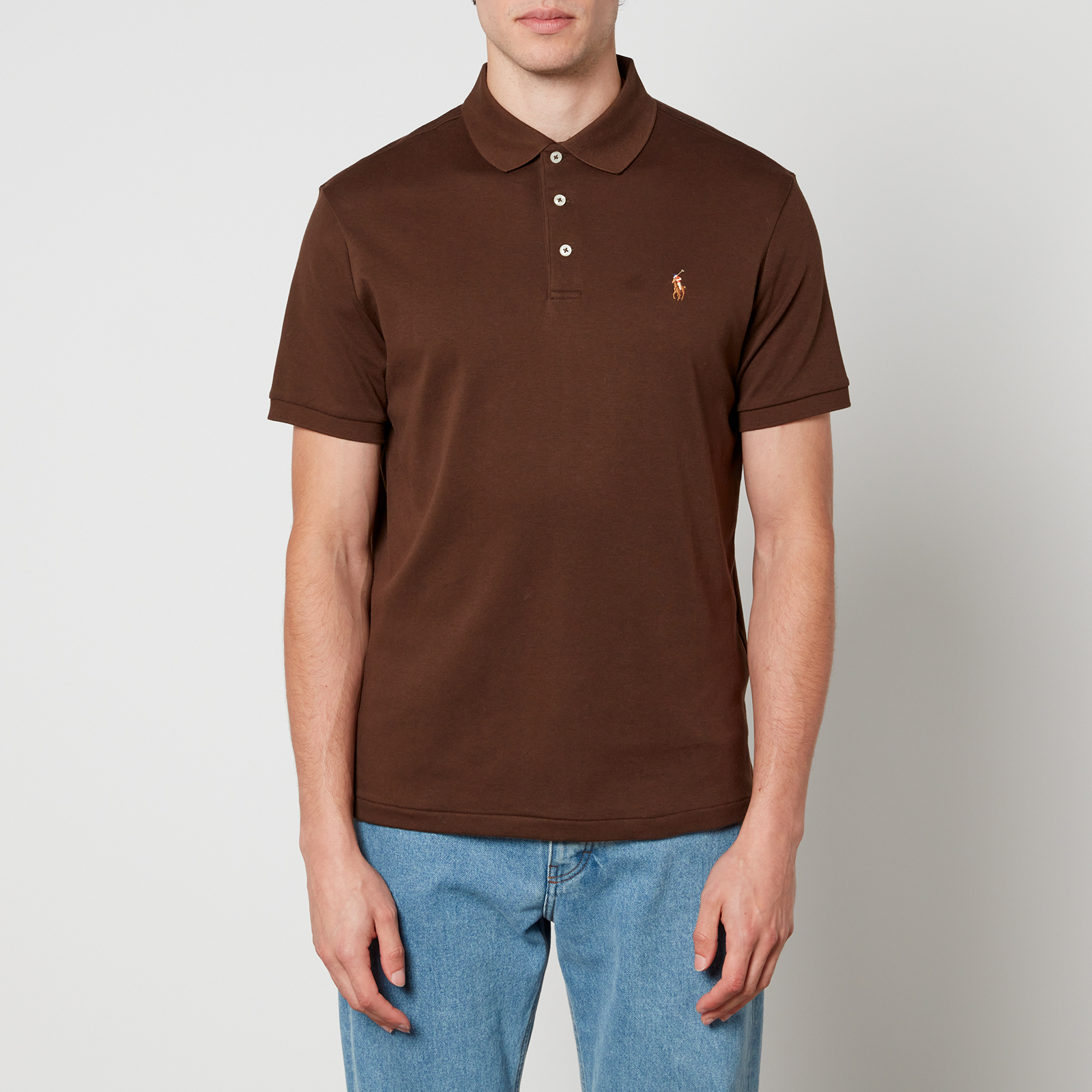 Polo Ralph Lauren Pima Cotton-Jersey Polo Shirt - S | Coggles