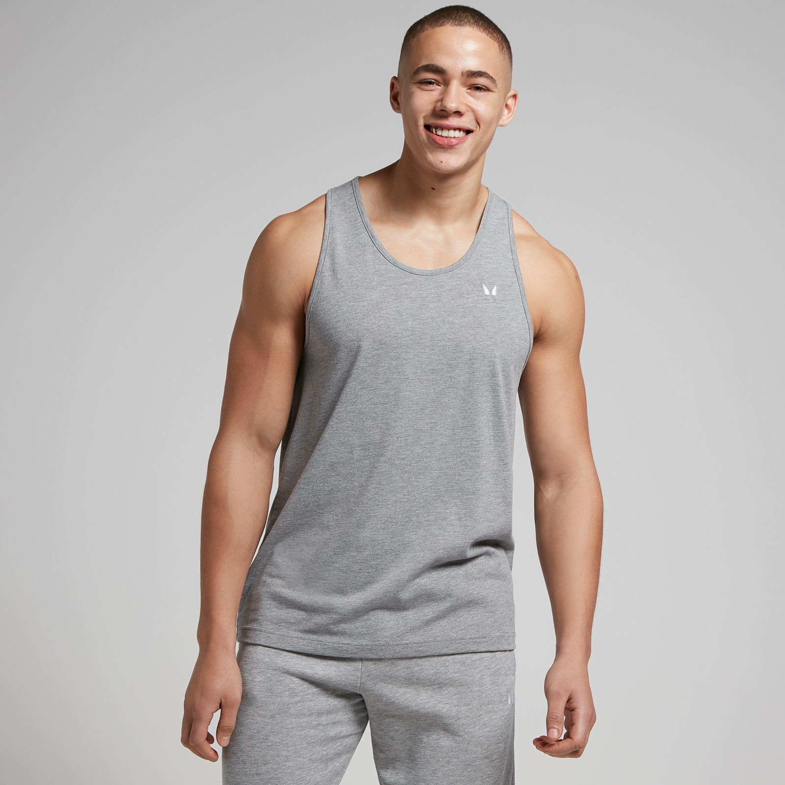 MP Men's Cotton Vest - Black | MYPROTEIN™