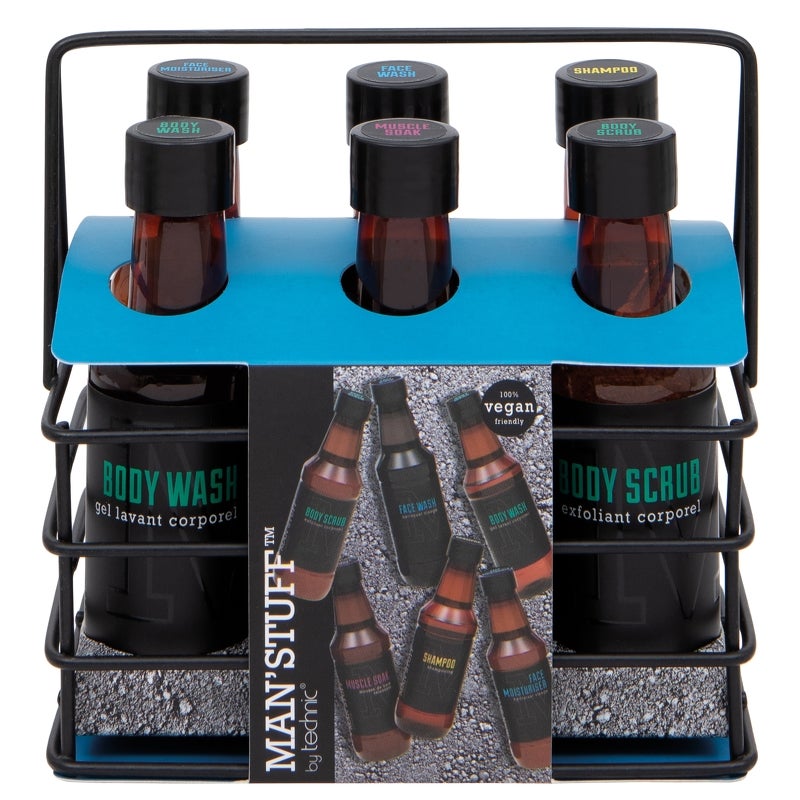 Man'Stuff Gifts & Sets 6 Pack Caddy | Fragrance Direct